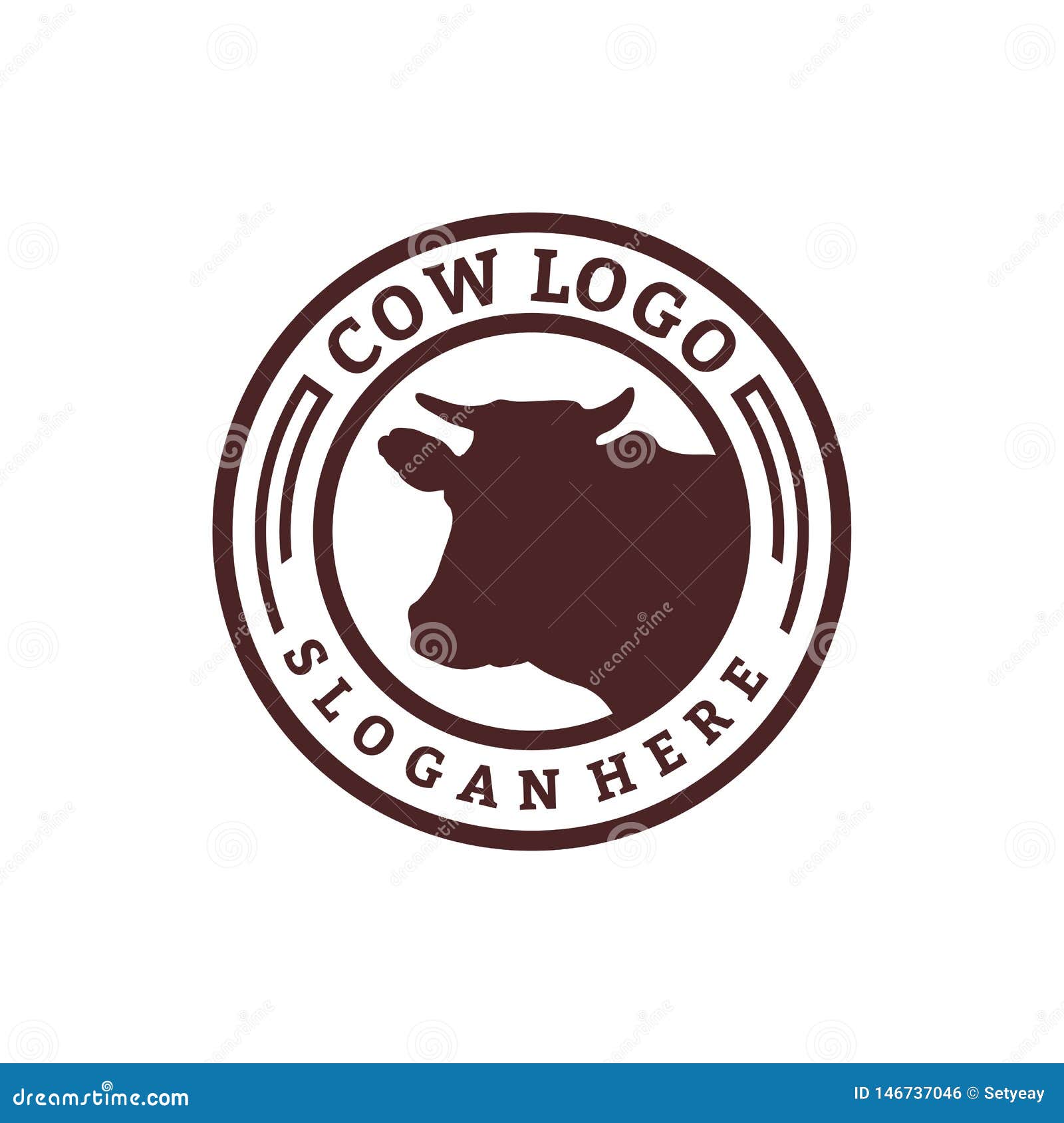 Vache Logo Design Concepts Ferme Logo Template Vector De Vache Symbole ...