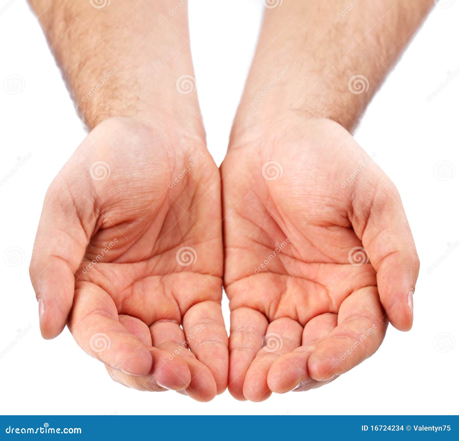 Vacie las palmas abiertas. foto de archivo. Imagen de abierto - 16724234