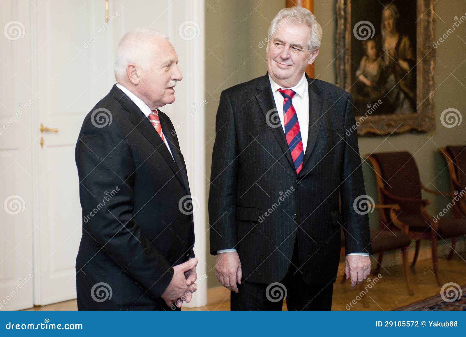 Vaclav Klaus and Milos Zeman Editorial Photography - Image of party ...