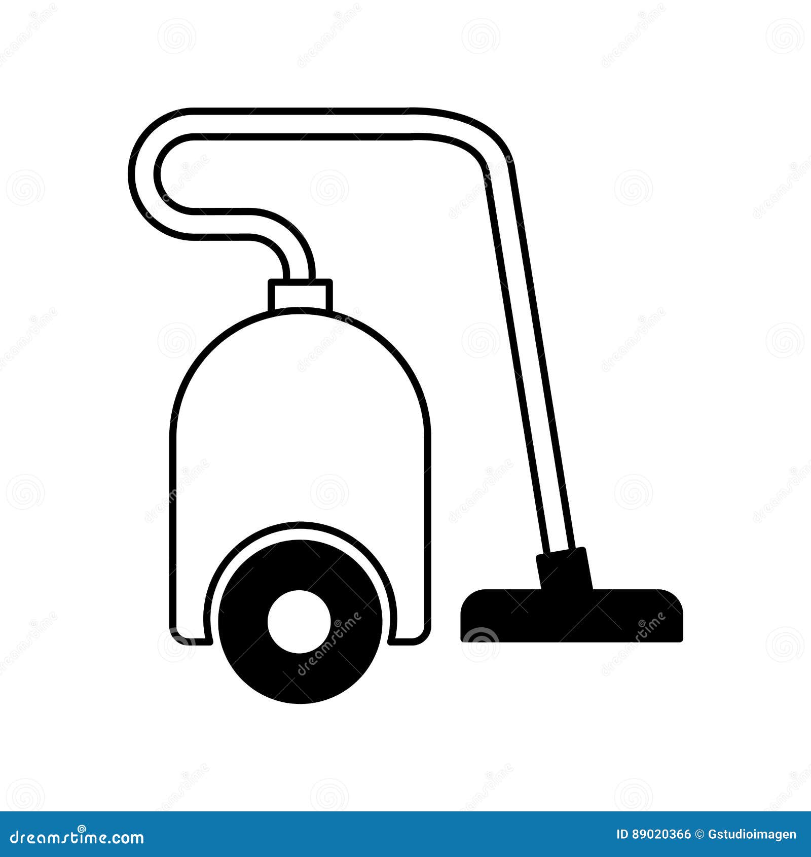 Vacum home appliance icon stock vector. Illustration of vector - 89020366