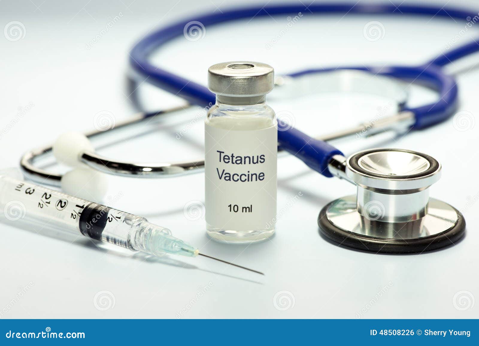 Vacuna del tétanos foto de archivo. Imagen de hospital - 48508226