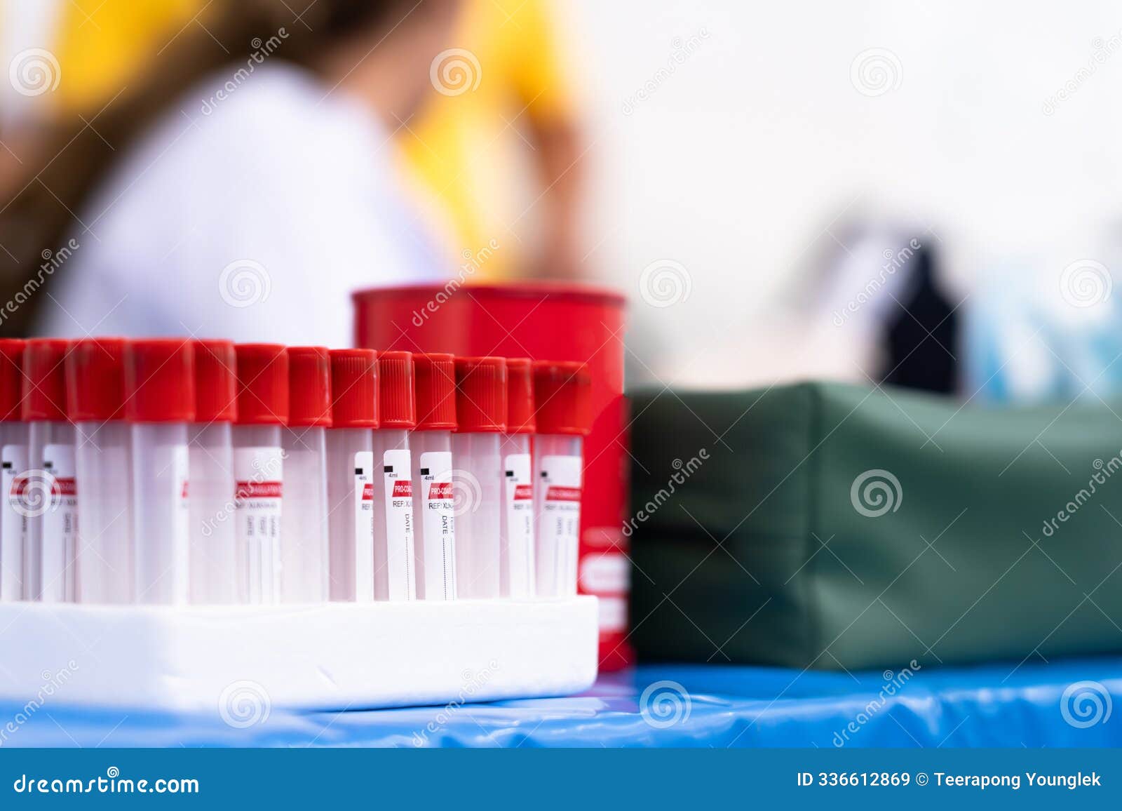 Vacuum Blood Sampling Tube for Medical Laboratory Stock Image - Image ...