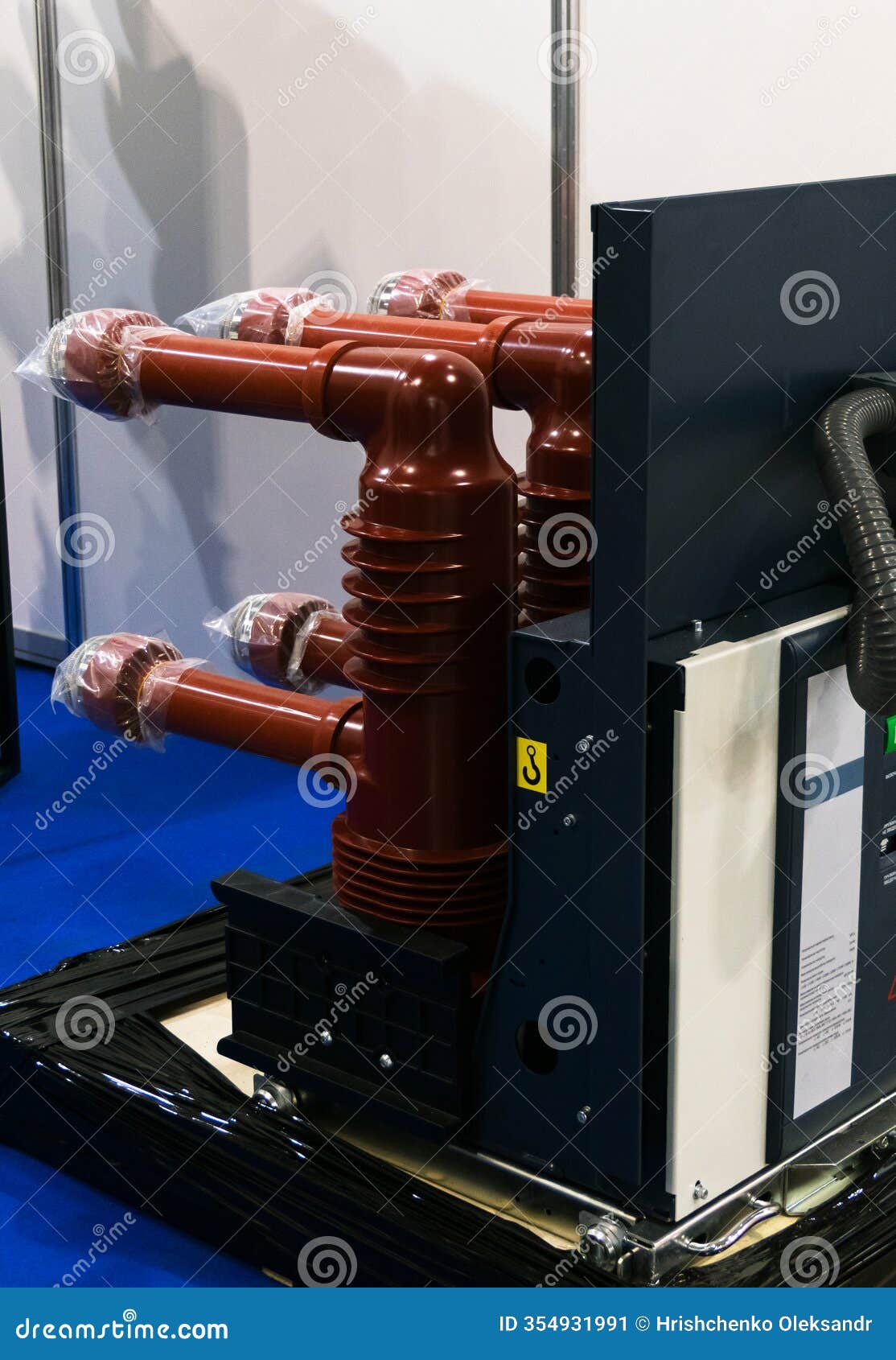 Medium Voltage Load Break Switch Installation. Stock Photo ...