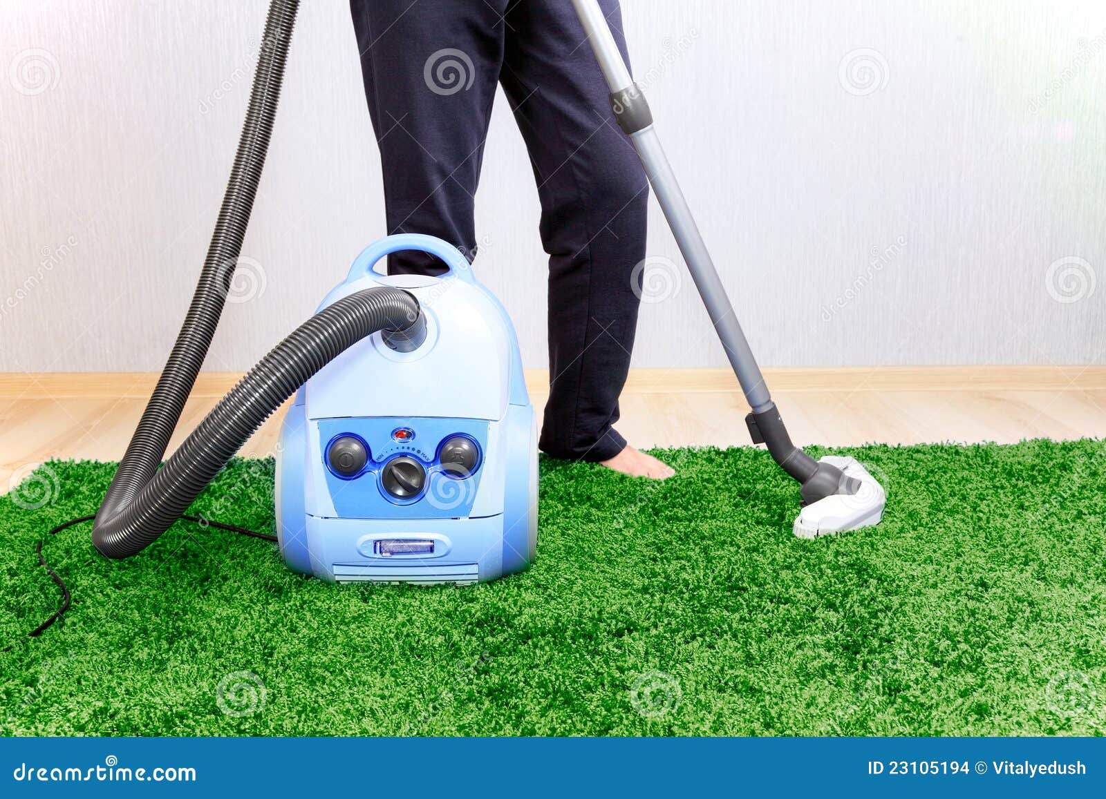 Vacuum cleaner in action stock photo. Image of hold, cleaner - 23105194