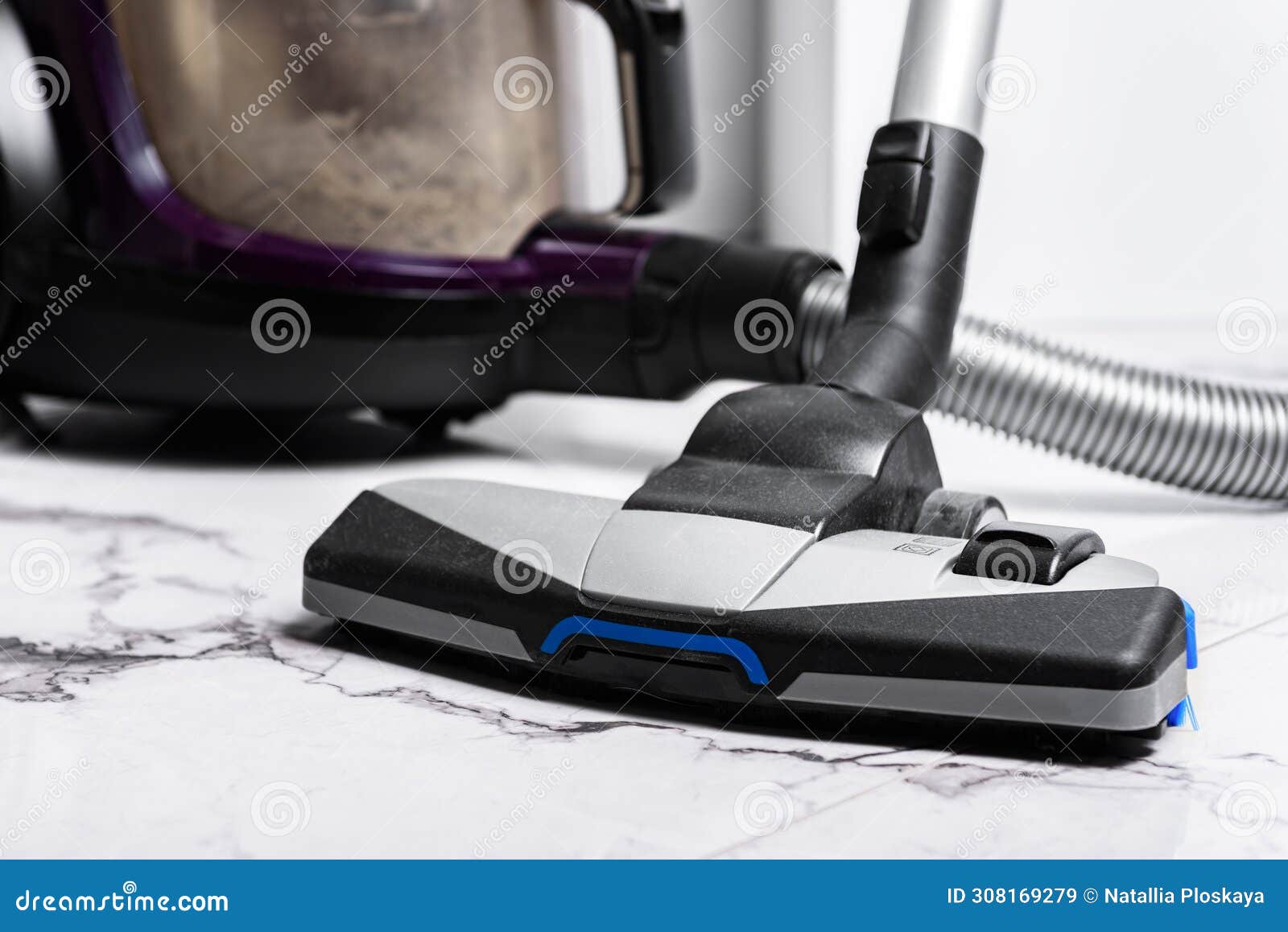 Vacuum Cleaner Full of Garbage after Home Cleaning. Stock Image - Image ...