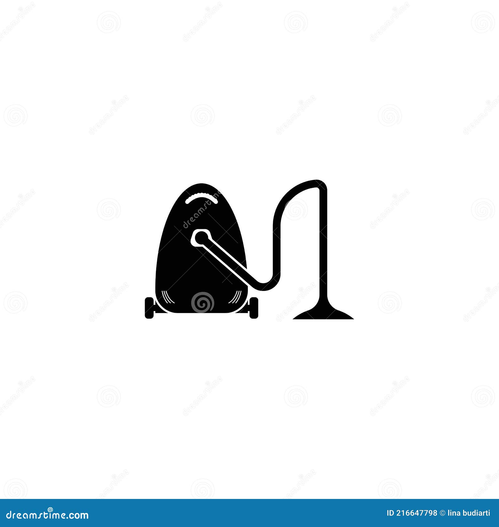 Vacuum cleaner icon stock vector. Illustration of white - 216647798