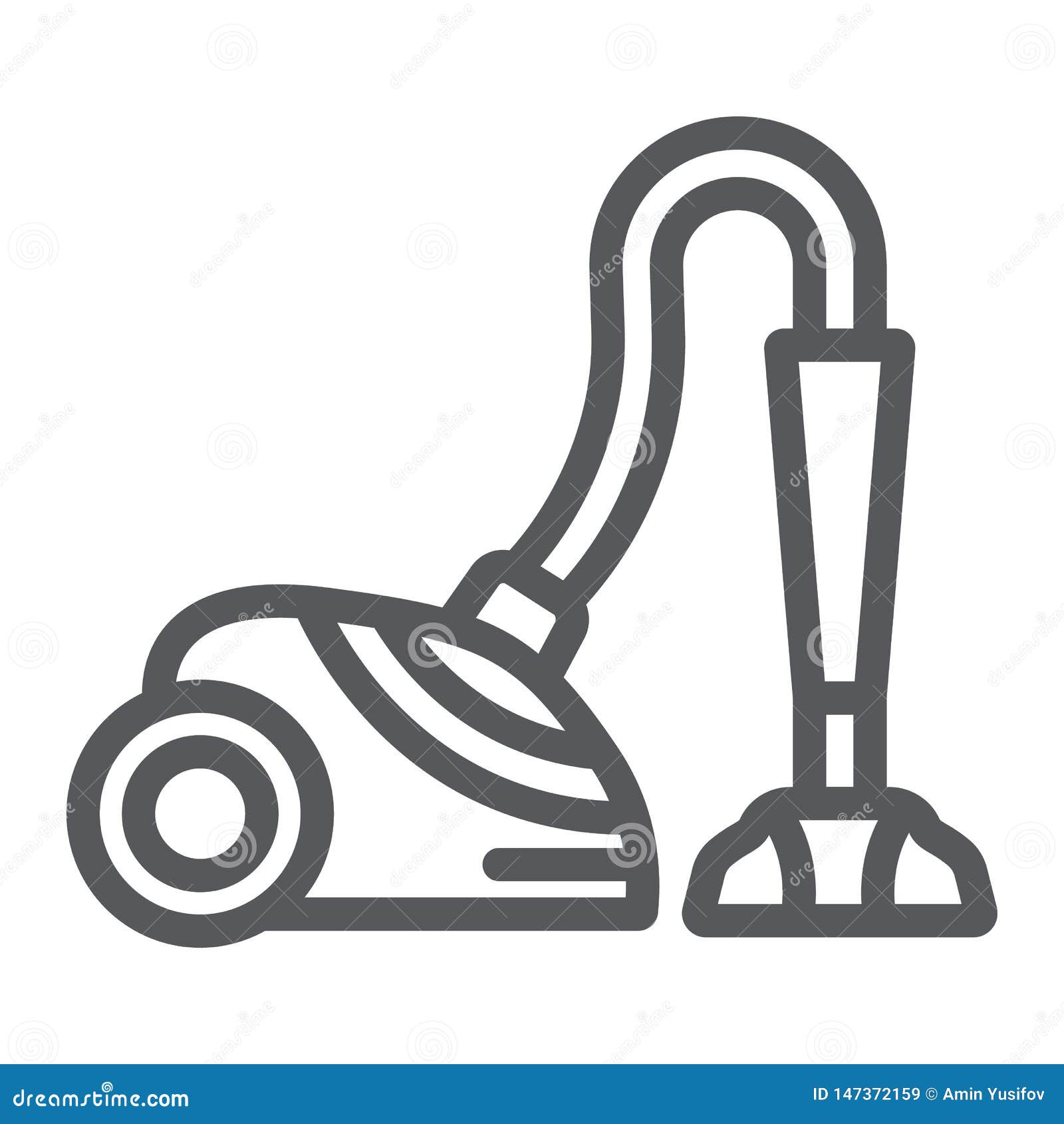 Hoover Linear Icon. Modern Outline Hoover Logo Concept On White Vector ...