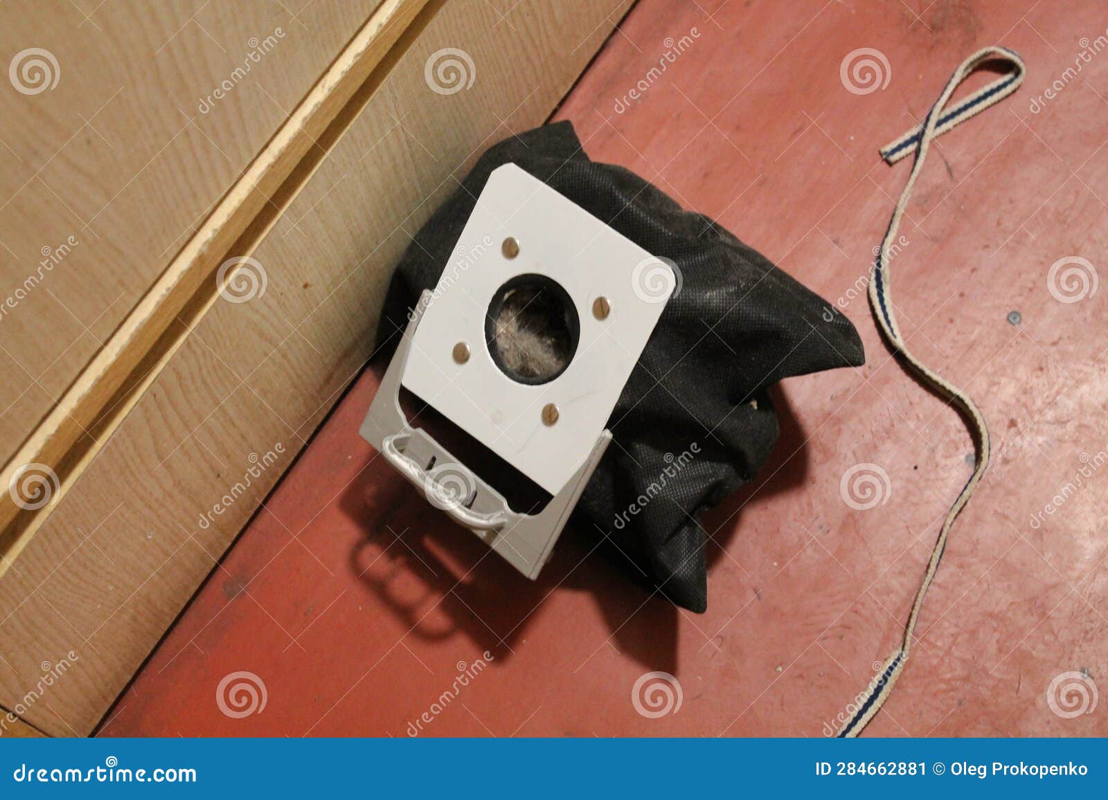 Vacuum Cleaner Repair with Dust Collector and Filter Stock Image ...