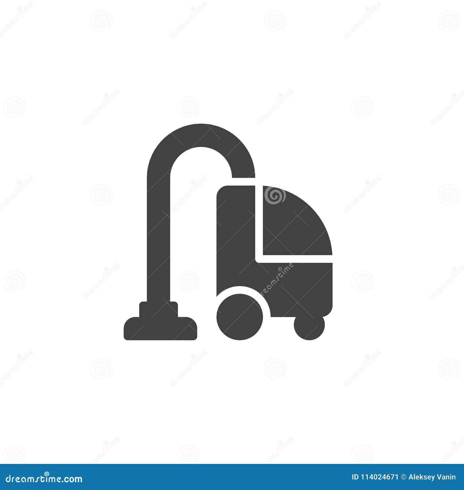 Vacuum cleaner vector icon stock vector. Illustration of filled - 114024671