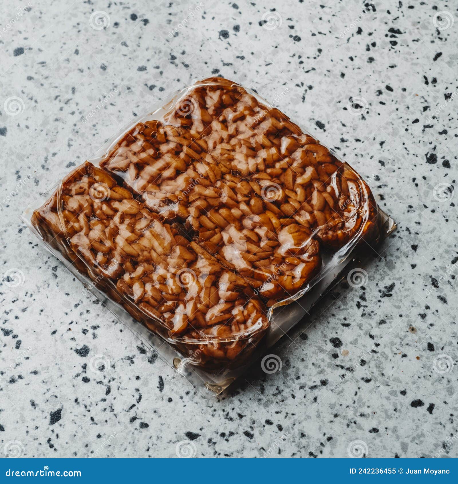 Vacuum-packed Marinated Tempeh Stock Image - Image of packing, plastic ...