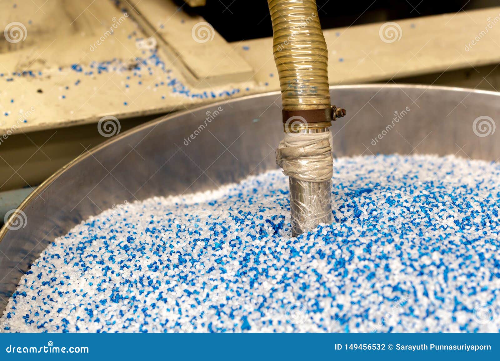 Vacuum Pipe Sucking Plastic on Vactory Stock Photo - Image of factory ...