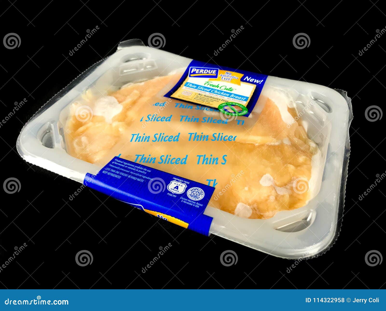 Package of Purdue Thin Sliced Chicken Breast. Editorial Stock Photo ...