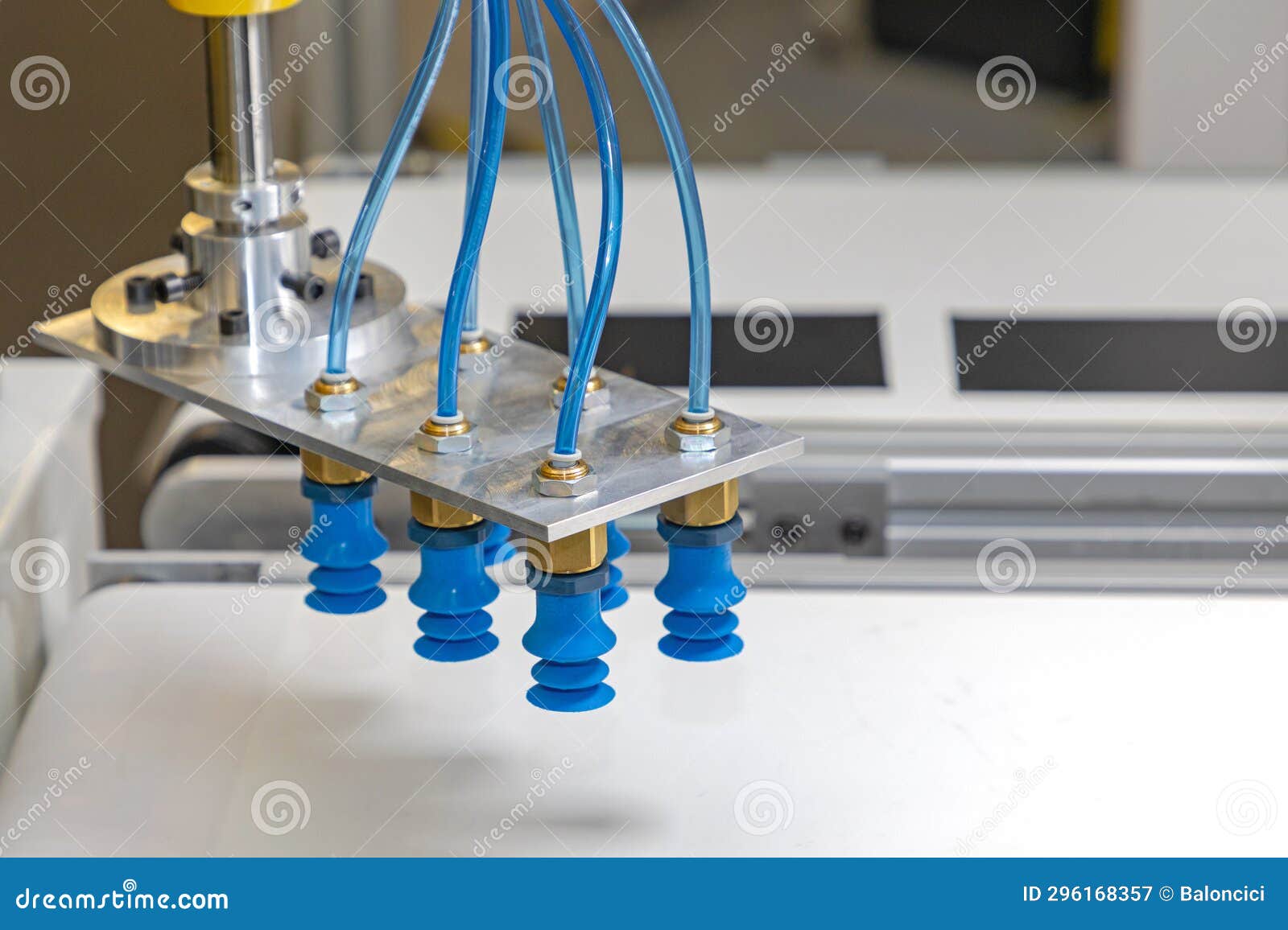 Vacuum Suction Arm stock image. Image of nozzles, conveyor - 296168357