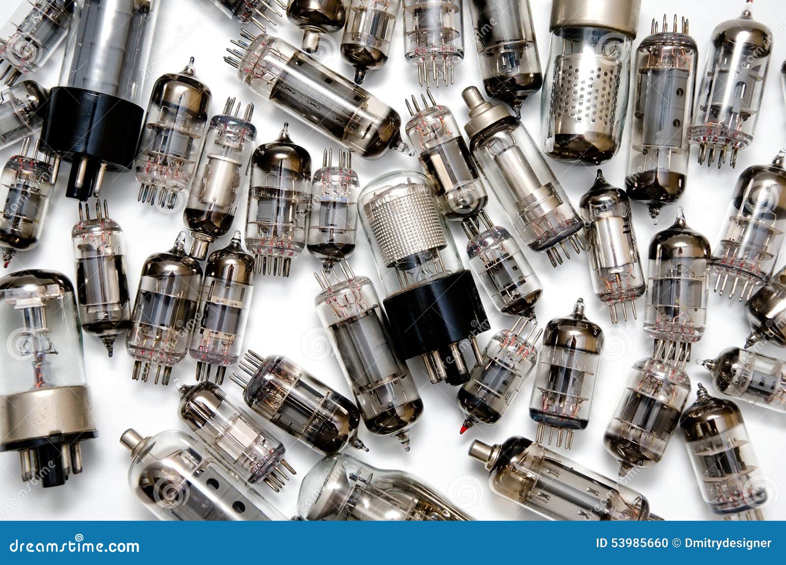 Vacuum tube stock photo. Image of technology, background - 53985660