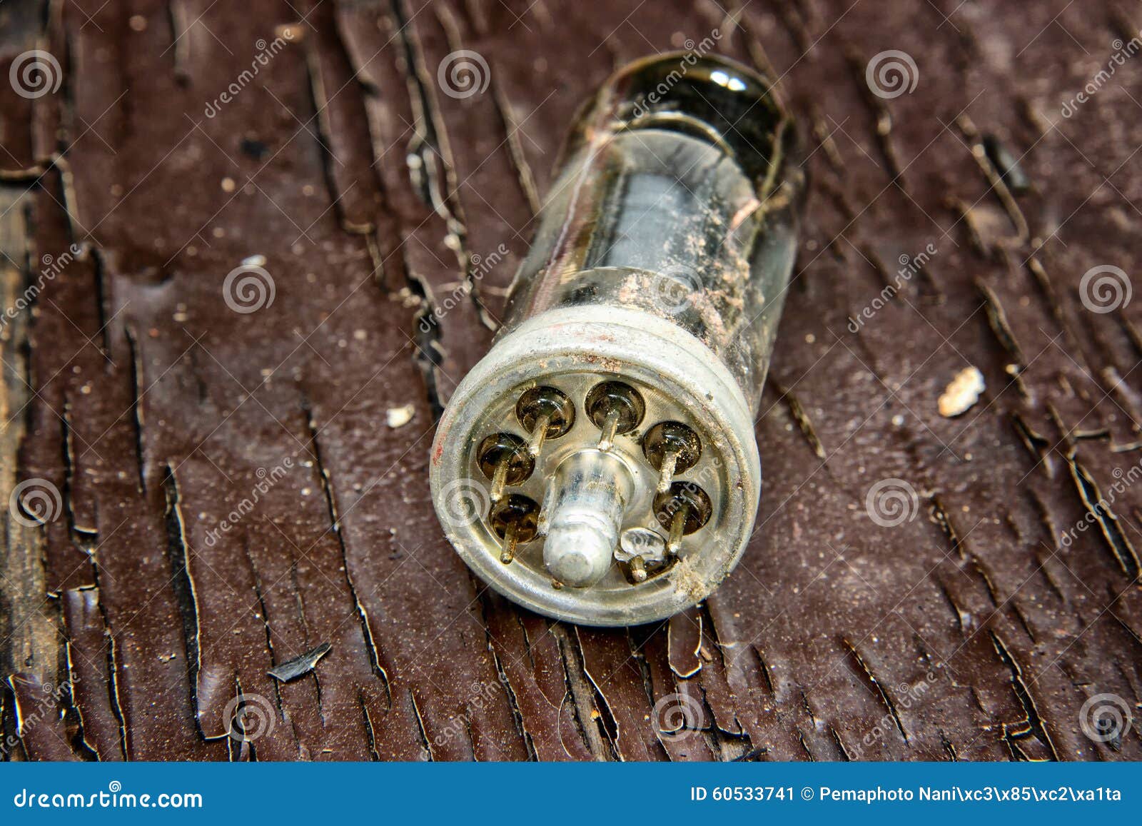 Vacuum Tubes Close-up stock image. Image of electronic - 60533741