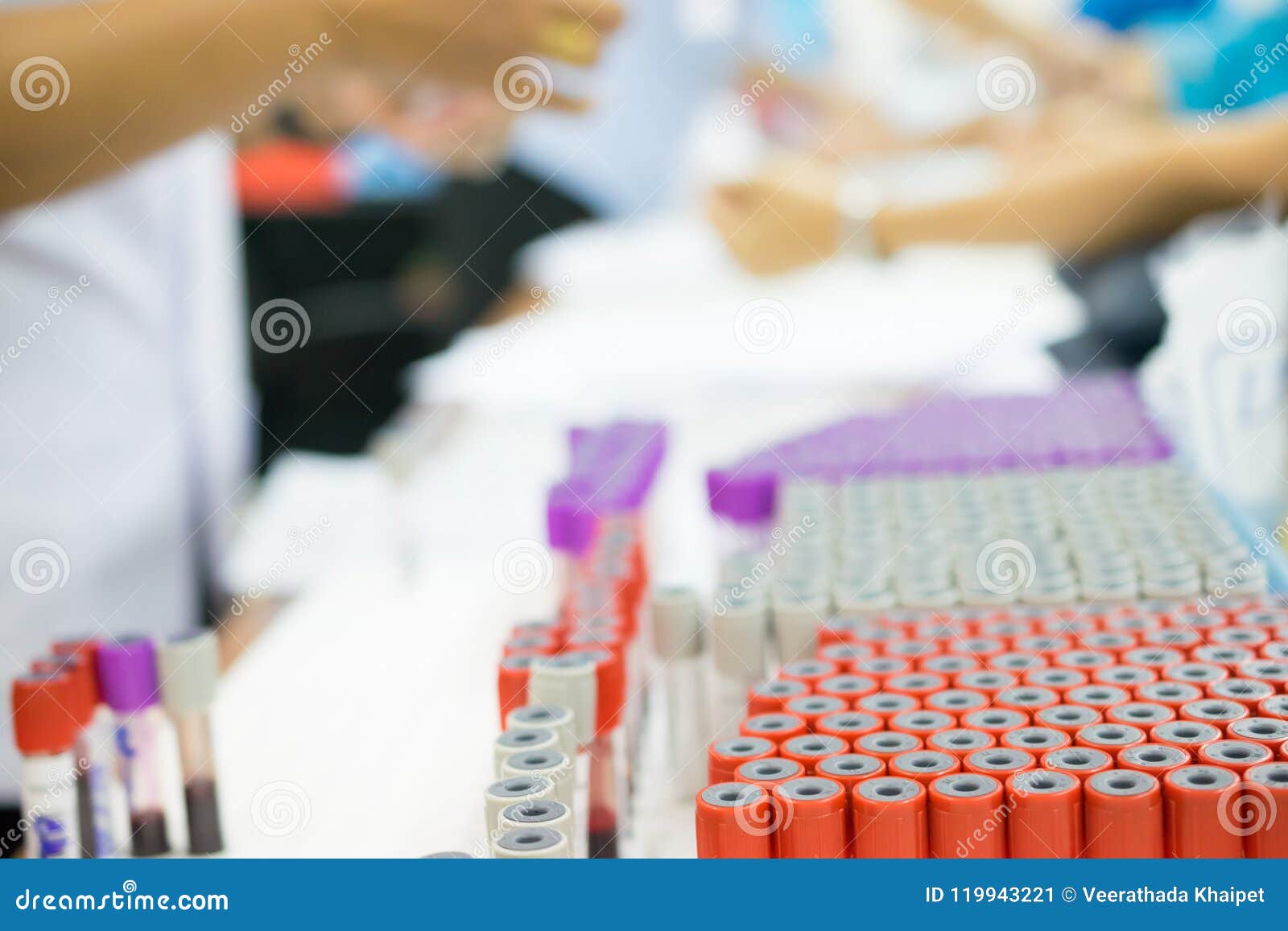 Vacuum Tubes for Collecting Blood Samples Stock Image - Image of tube ...