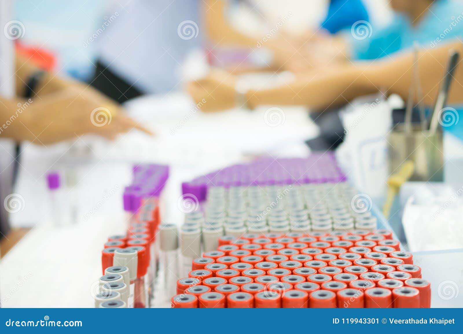 Vacuum Tubes for Collecting Blood Samples Stock Image - Image of tubes ...