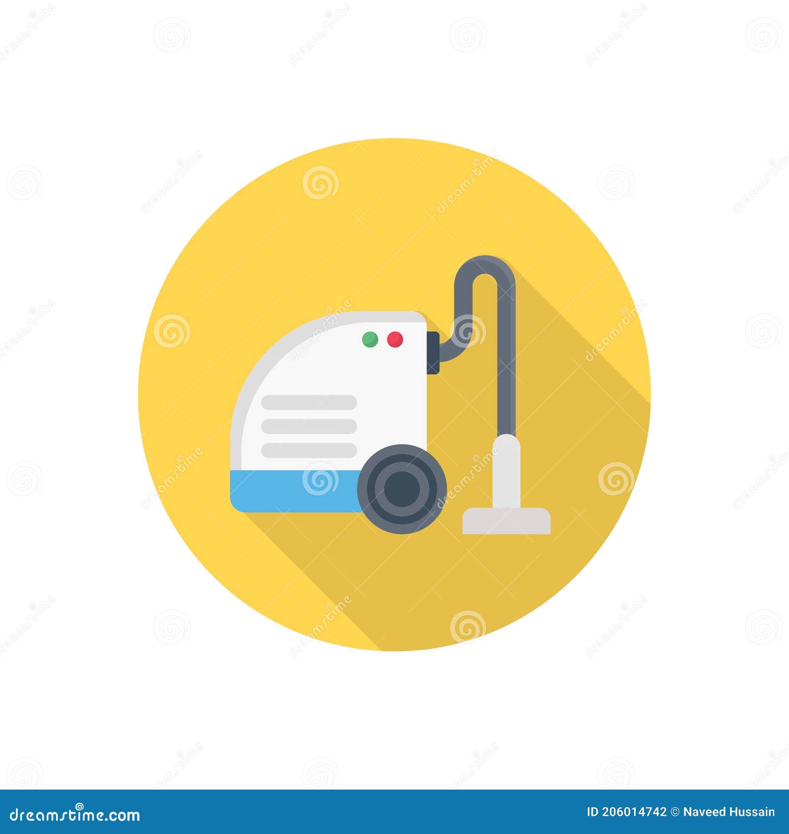 Vacuum Vector Flat Colour Icon Stock Vector - Illustration of object ...