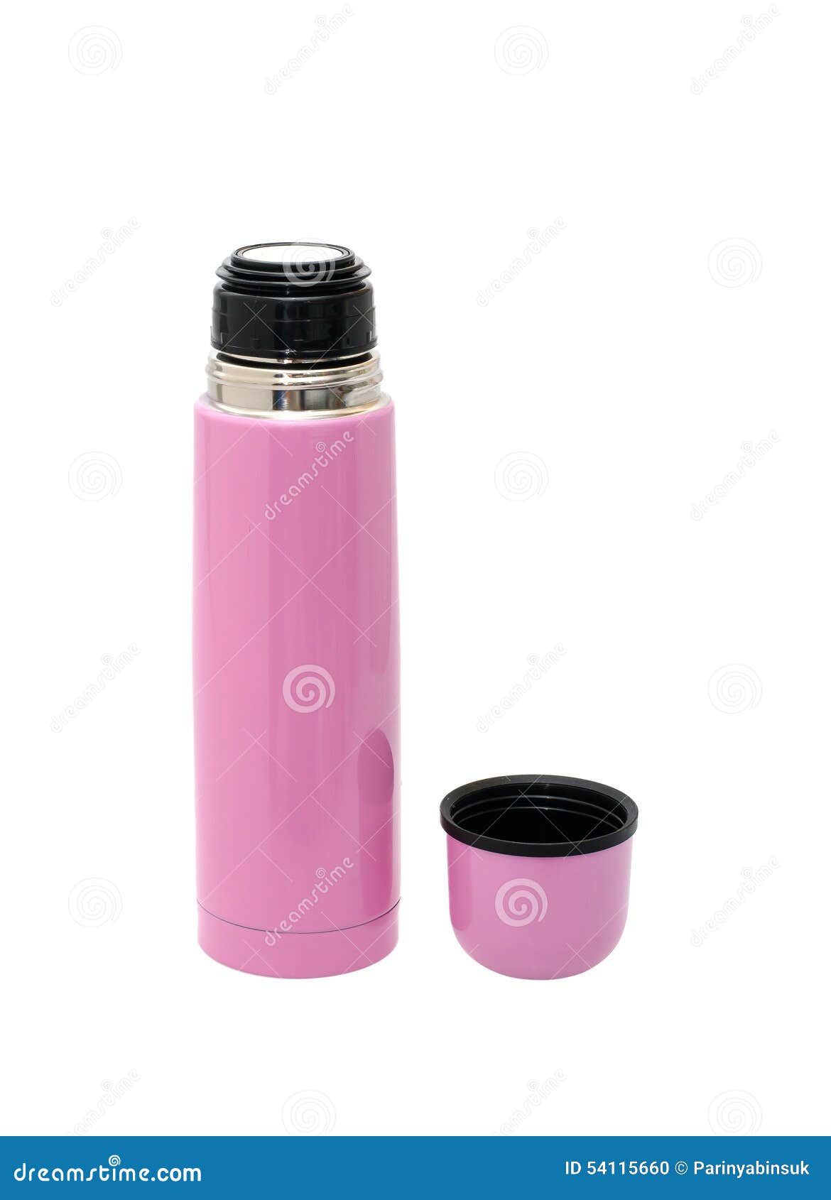 Vacuum Water Container for Keep Warm Water Stock Photo - Image of white ...