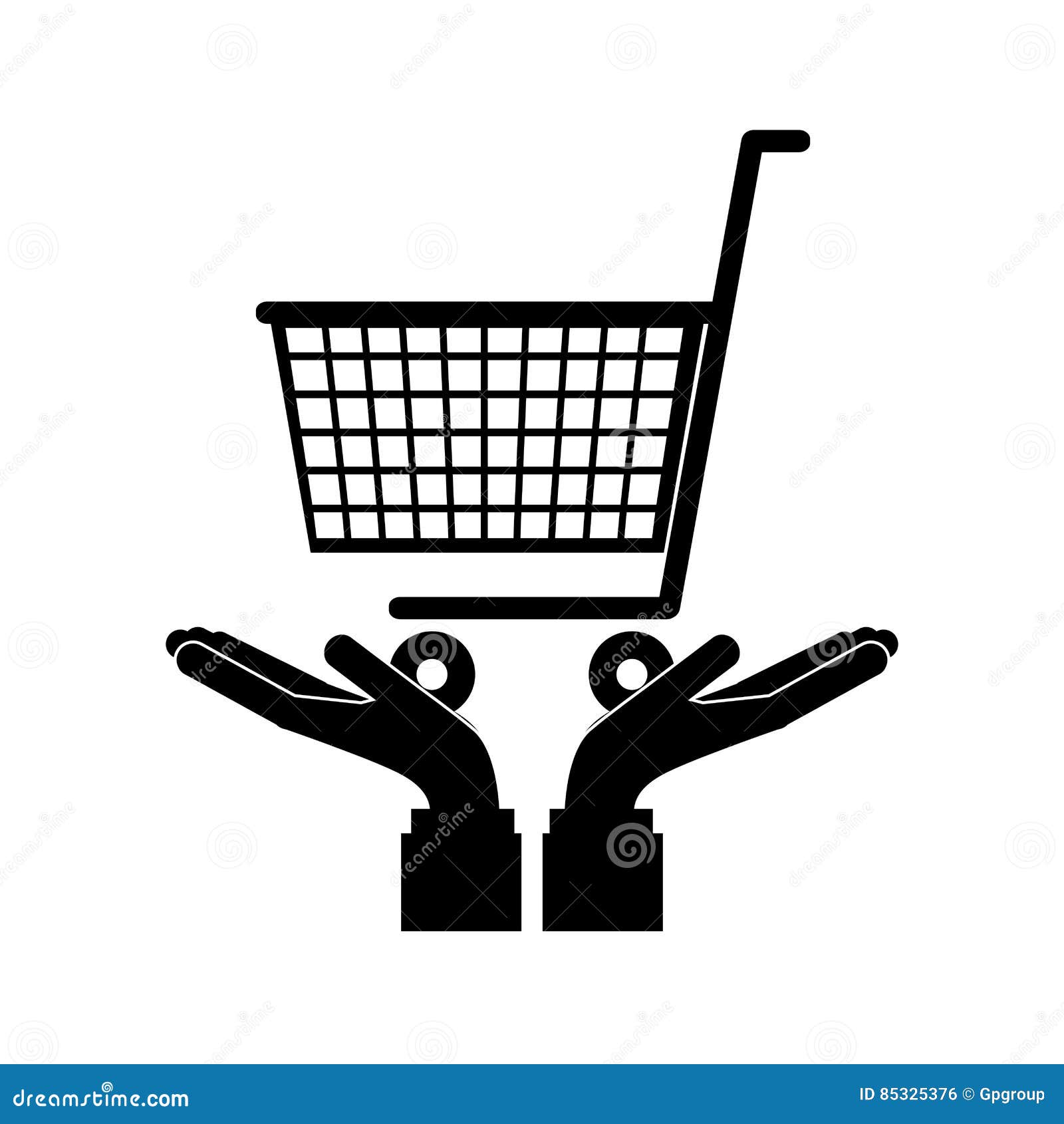 Vada a Fare Spese Il Concetto Illustrazione di Stock - Illustrazione di ...