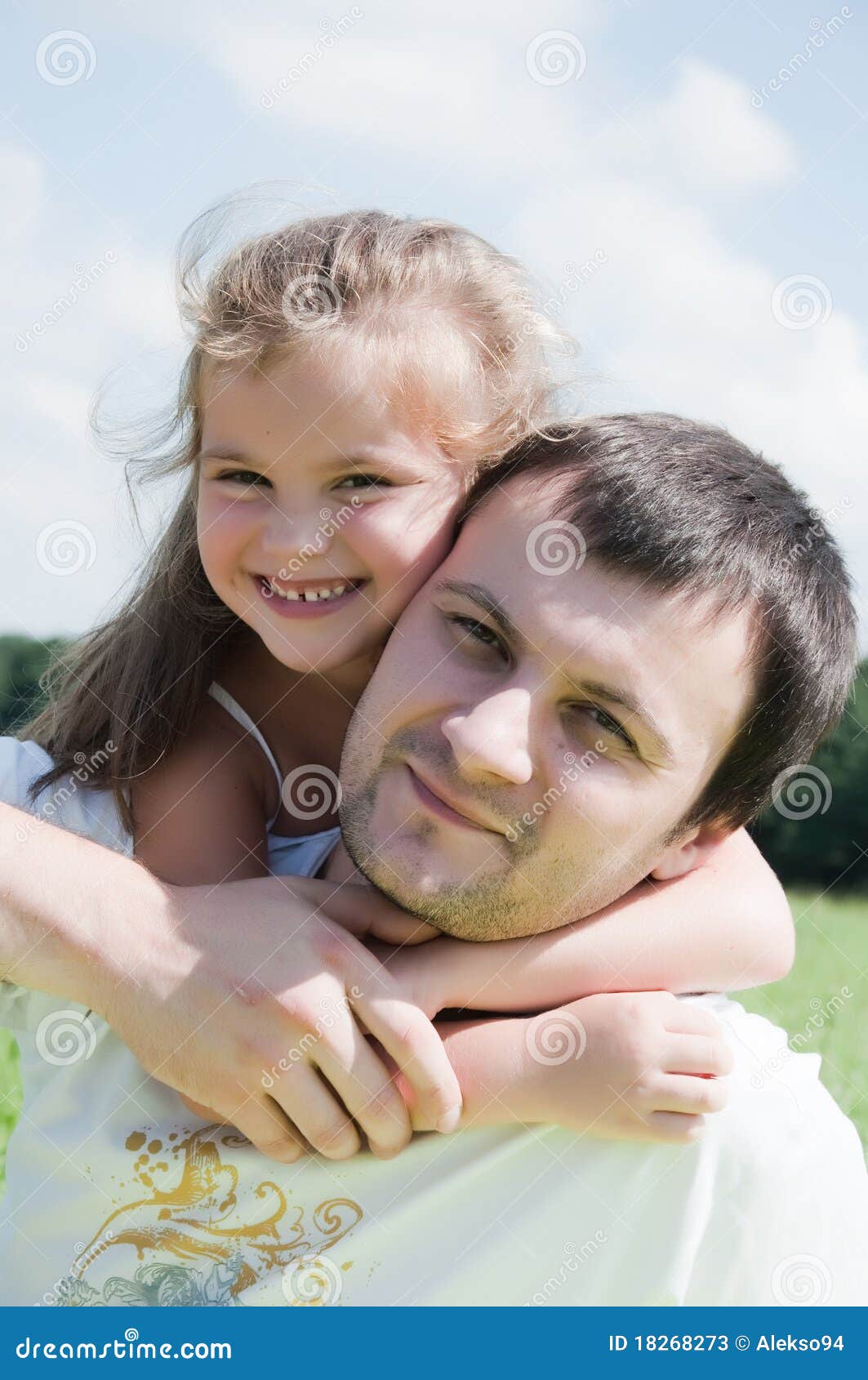 Vader en dochter stock afbeelding. Image of verhouding - 18268273