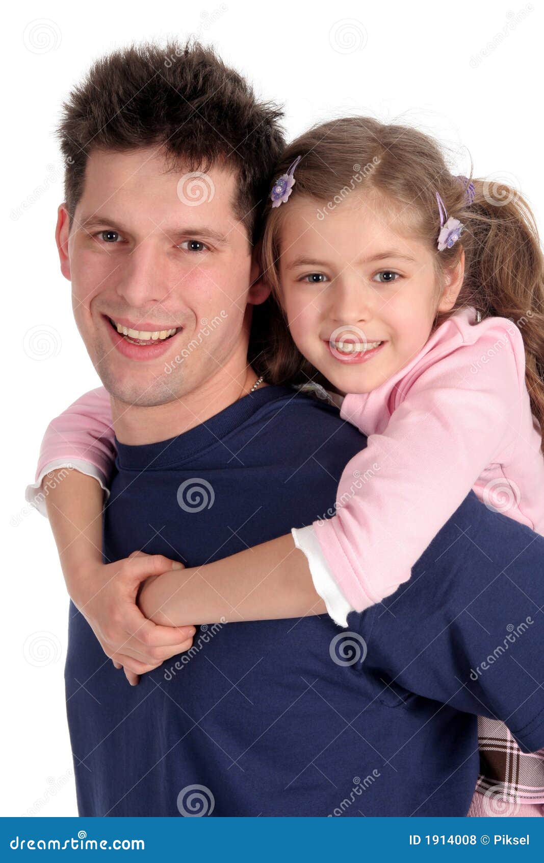 Vader en Dochter stock foto. Image of omarmen, draag, kind - 1914008