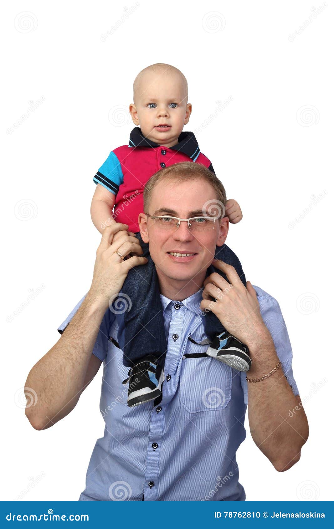 Vader met zoon stock foto. Image of vreugde, vrolijk - 78762810