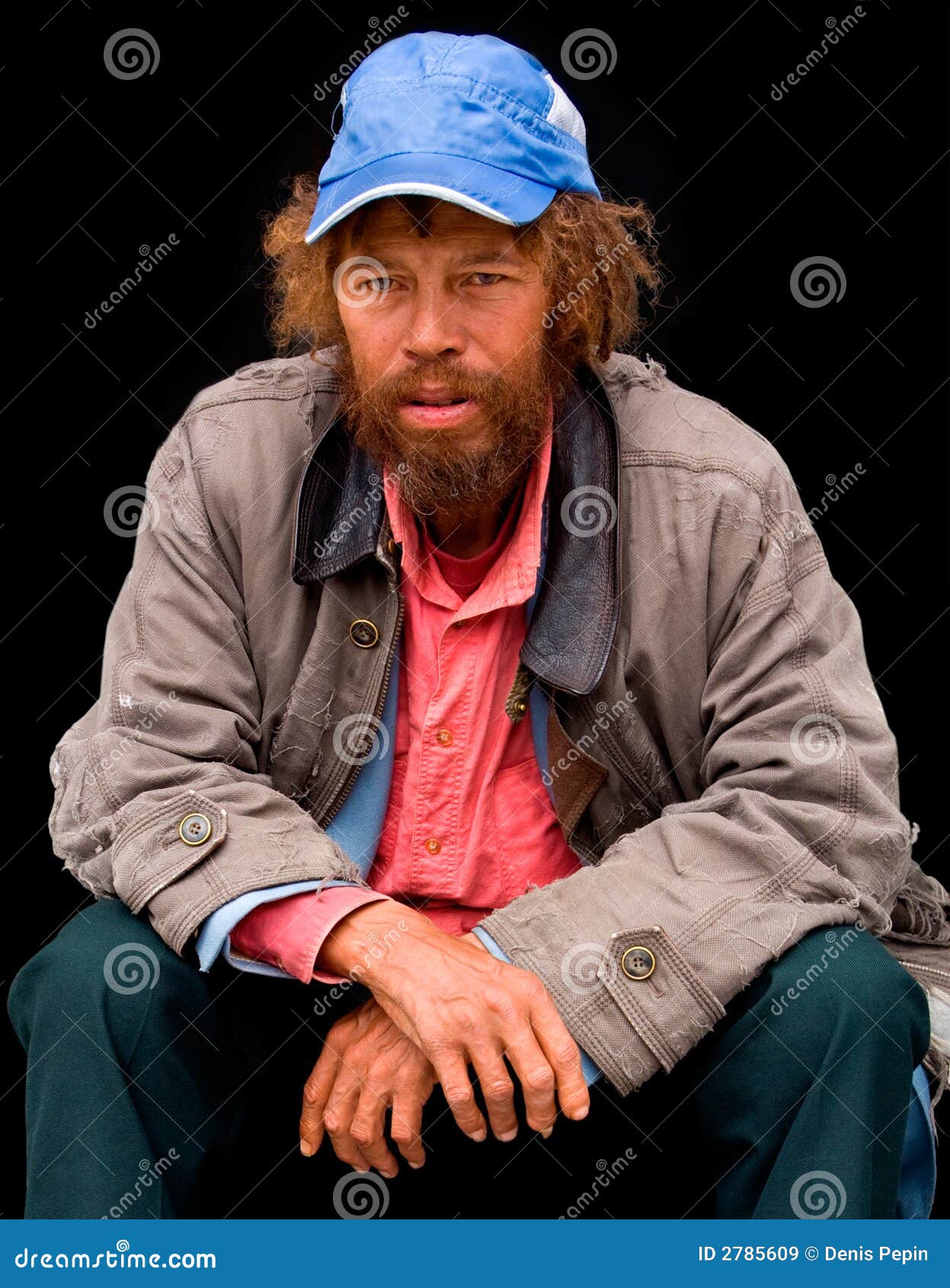 Vagabundo imagen de archivo. Imagen de empobrecido, moneyless - 2785609