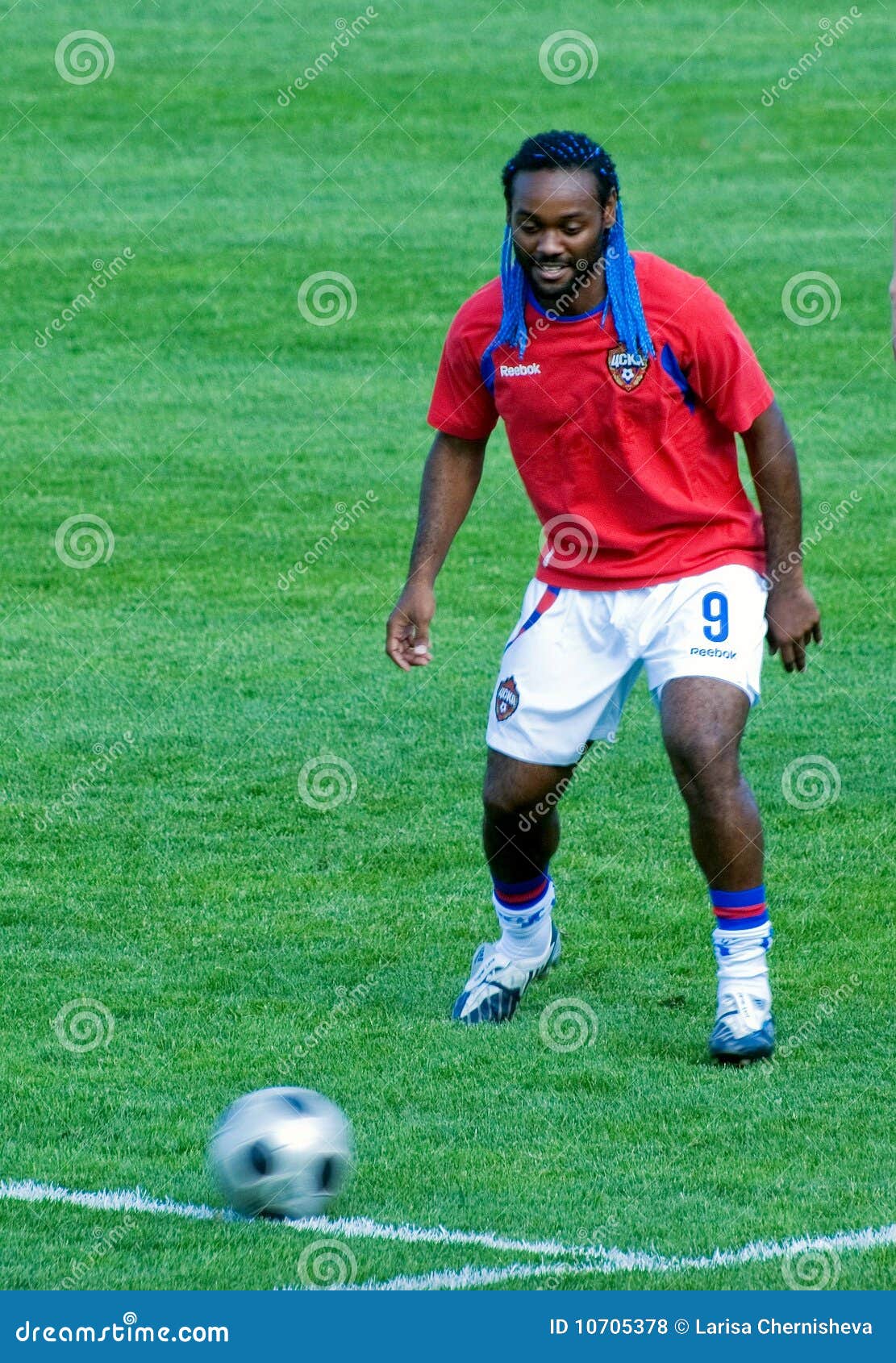 Vagner Love editorial stock photo. Image of team, ball - 10705378