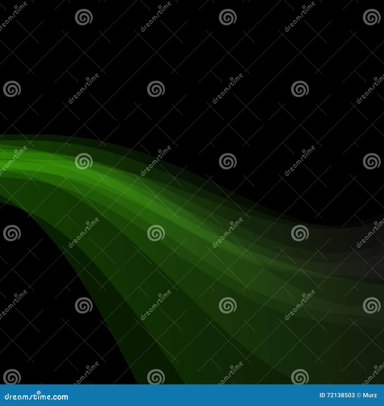 Vague brillante verte illustration de vecteur. Illustration du cache ...