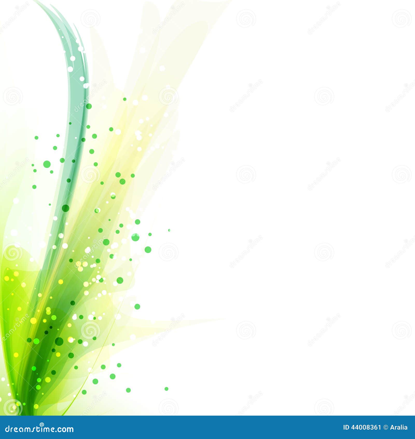 Vague verte illustration de vecteur. Illustration du nature - 44008361