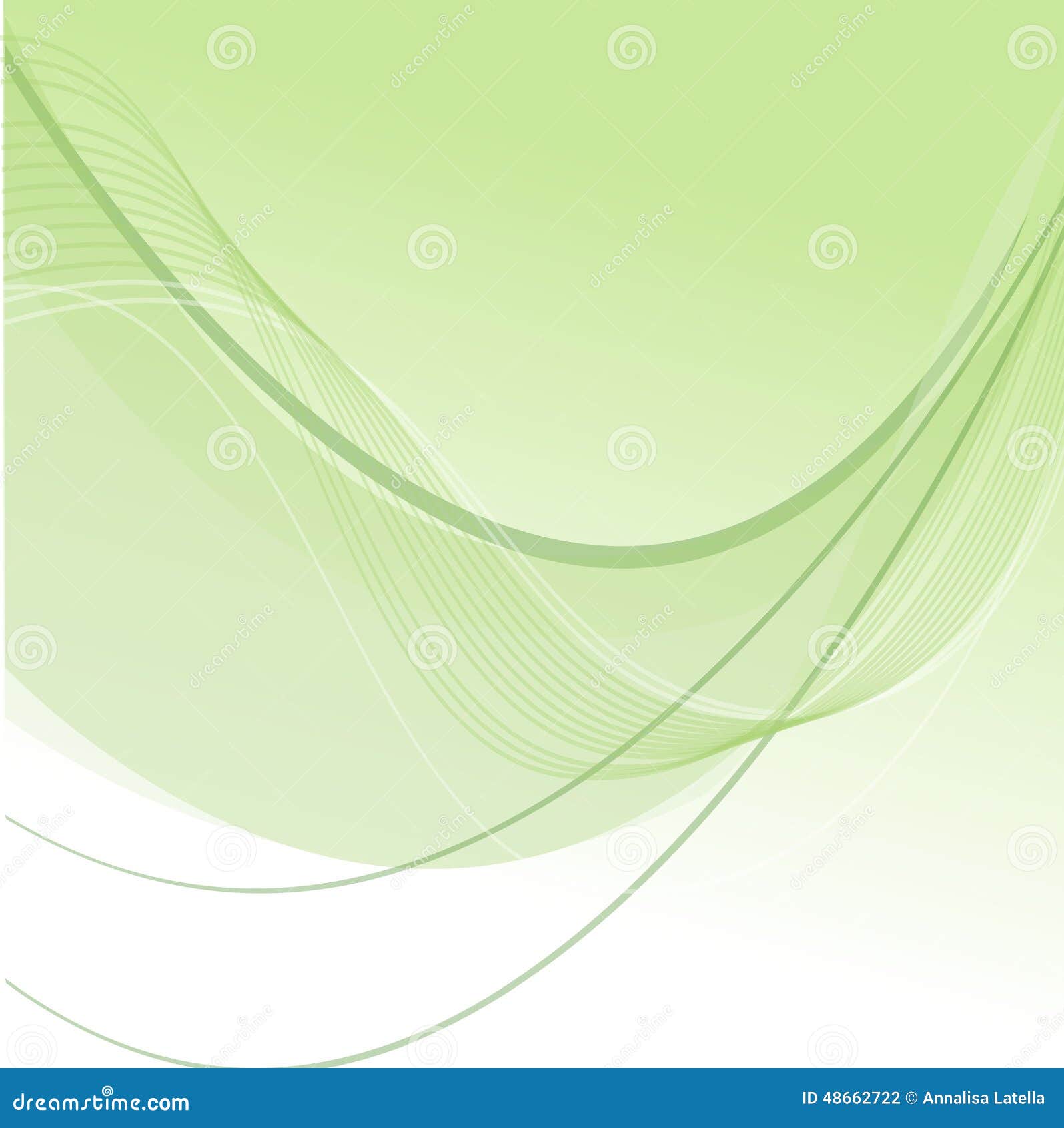 Vague verte illustration de vecteur. Illustration du souterrain - 48662722