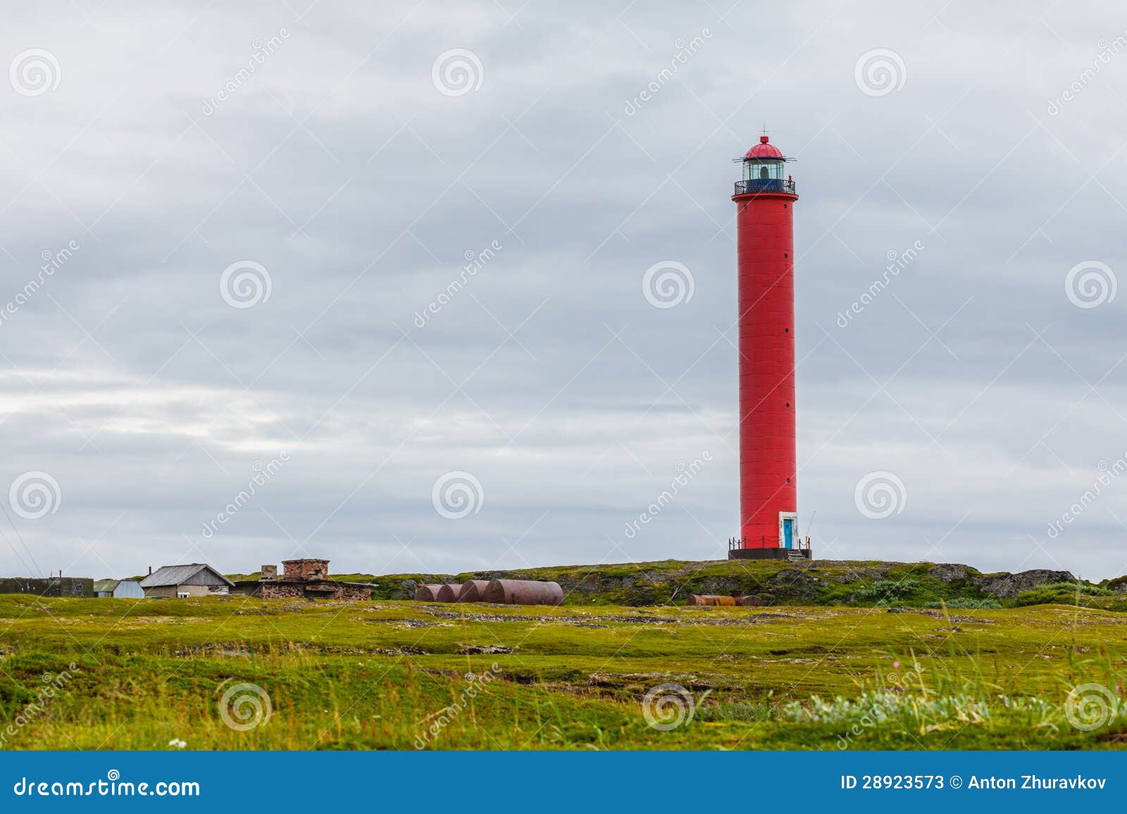 Vaida-Guba Beacon. Rybachy Peninsula Stock Image - Image of murmansk ...