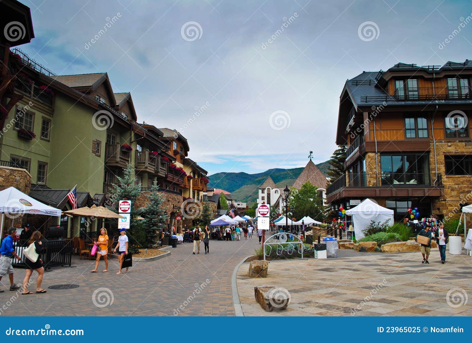 Vail, Colorado editorial image. Image of summer, vacation - 23965025