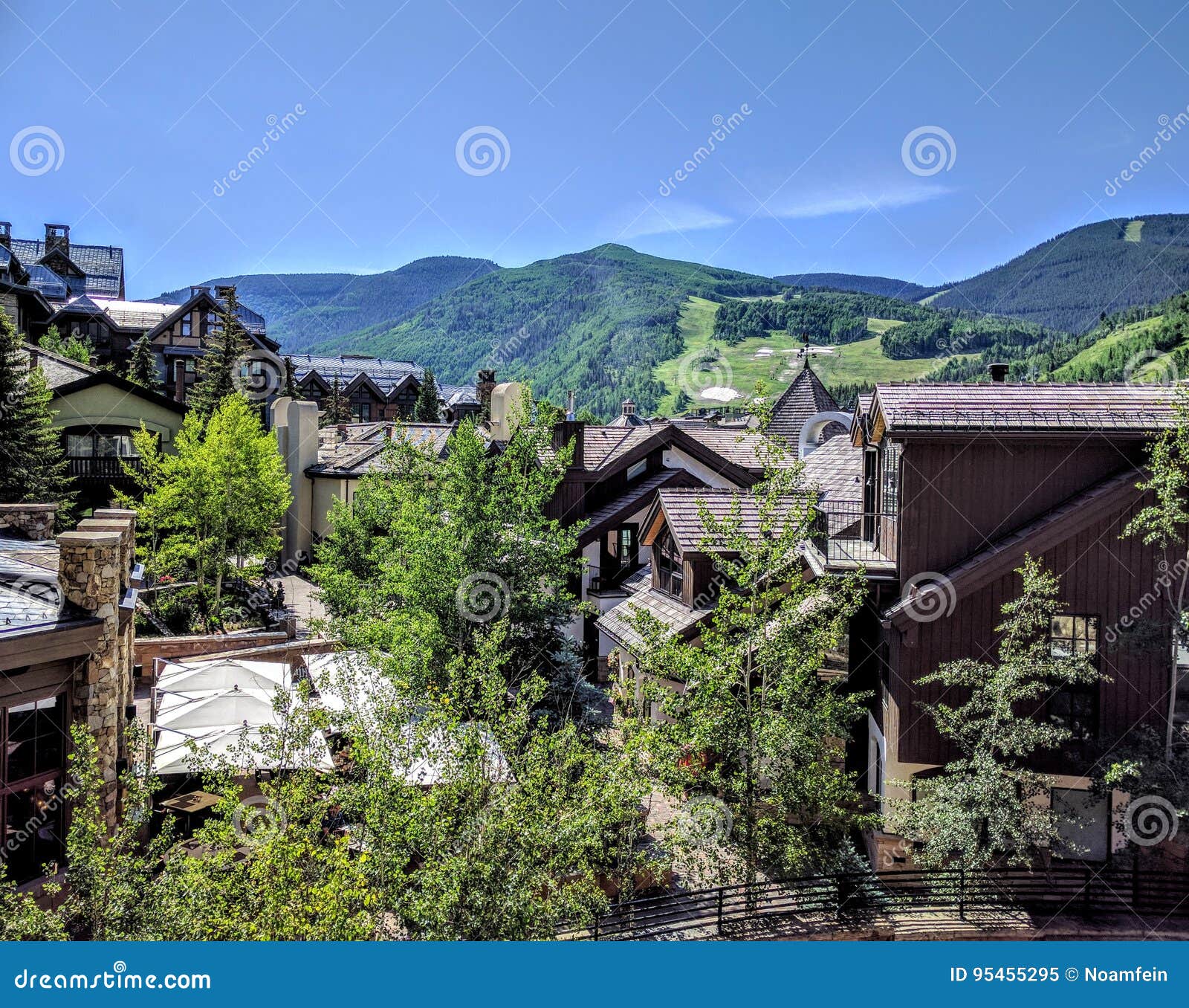 Vail Colorado stock image. Image of nice, town, peaceful - 95455295
