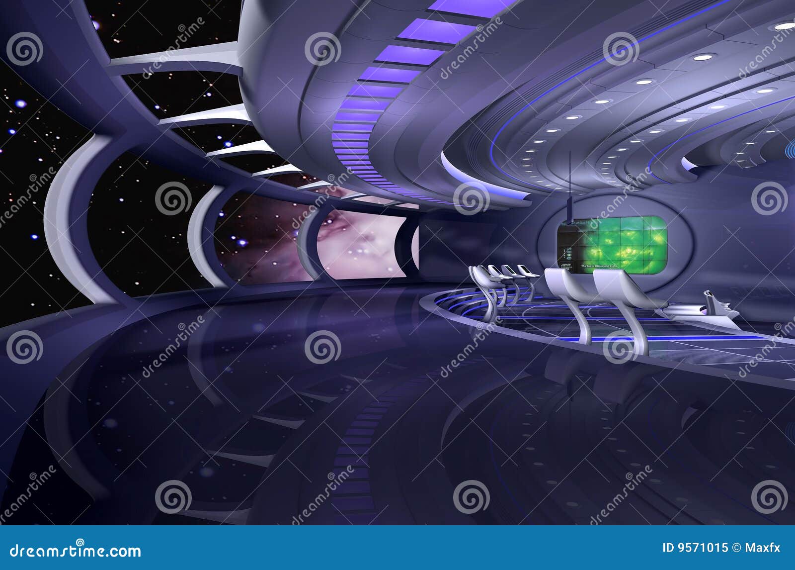 Vaisseau spatial 3d illustration stock. Illustration du rendez - 9571015