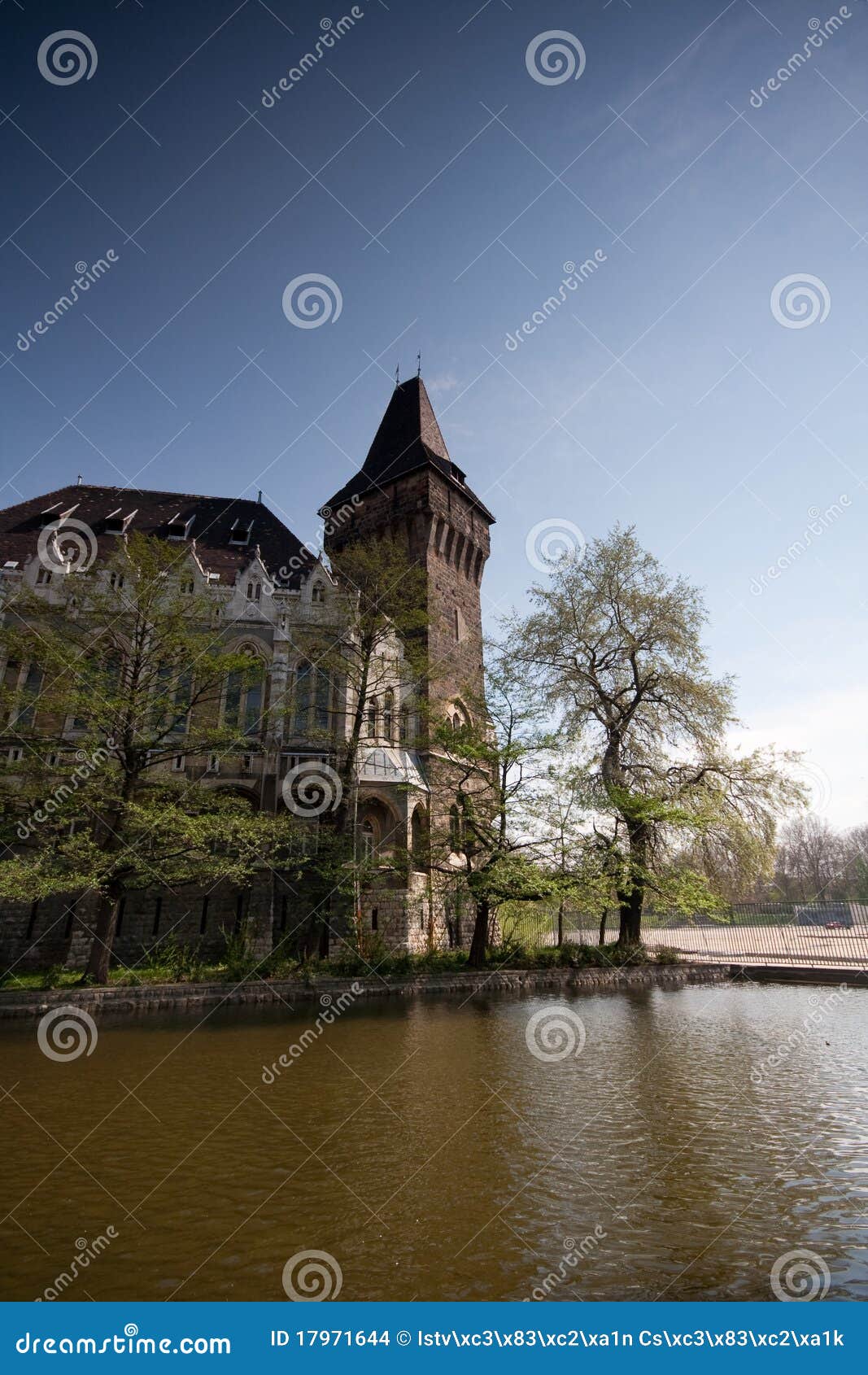 Vajdahunyad Castle stock photo. Image of history, bridge - 17971644