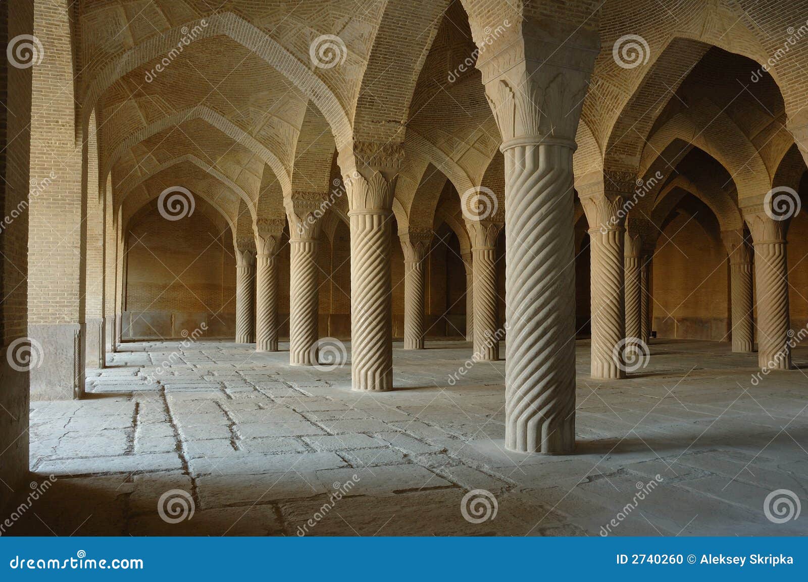 Vakil Mosque, Iran stock photo. Image of history, shiraz - 2740260