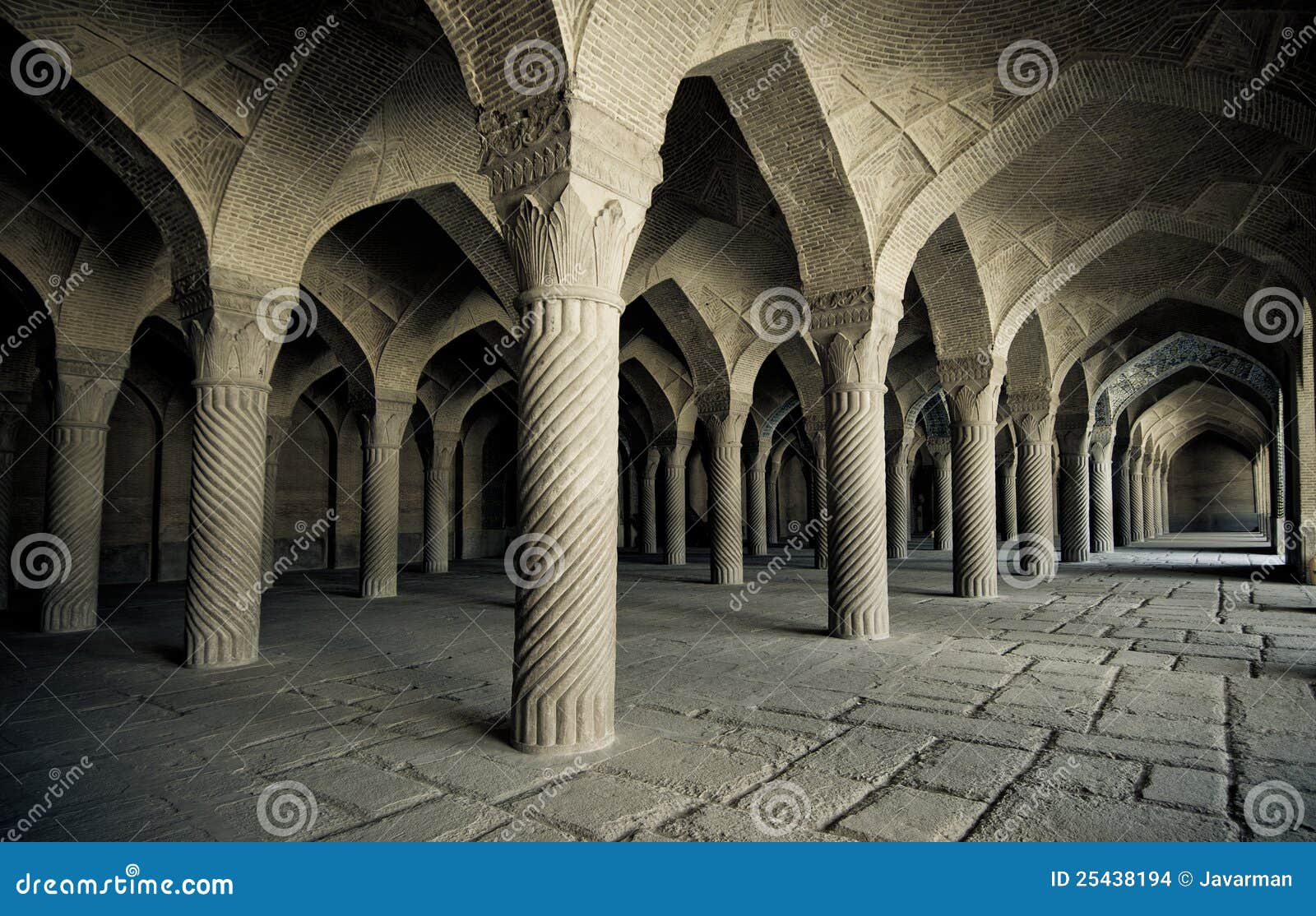 Vakil mosque, Shiraz, Iran stock photo. Image of history - 25438194