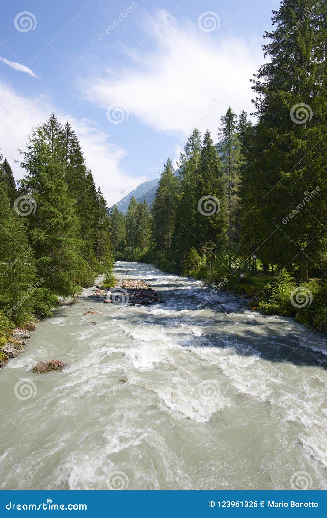 Val di genova stock photo. Image of excursion, alps - 123961326