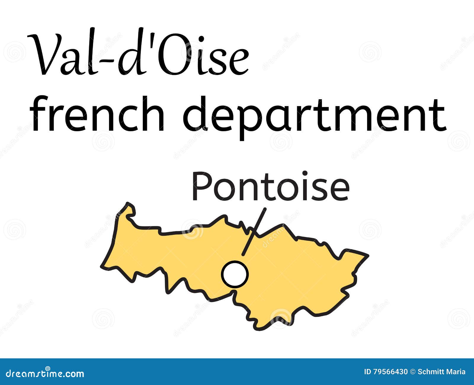 Var French Department Map Cartoon Vector | CartoonDealer.com #79613759
