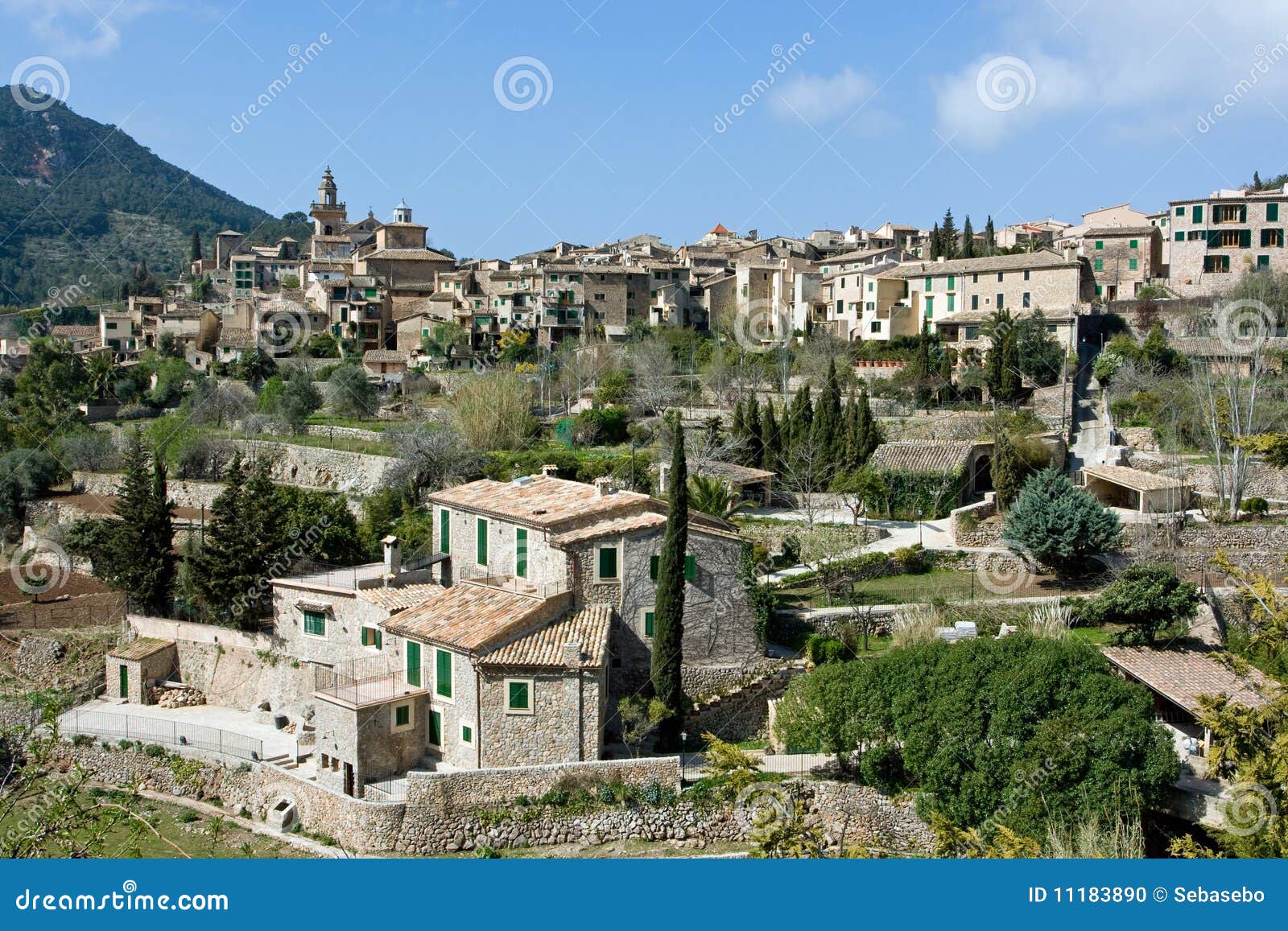 Valdemossa stock photo. Image of spain, green, tourism - 11183890