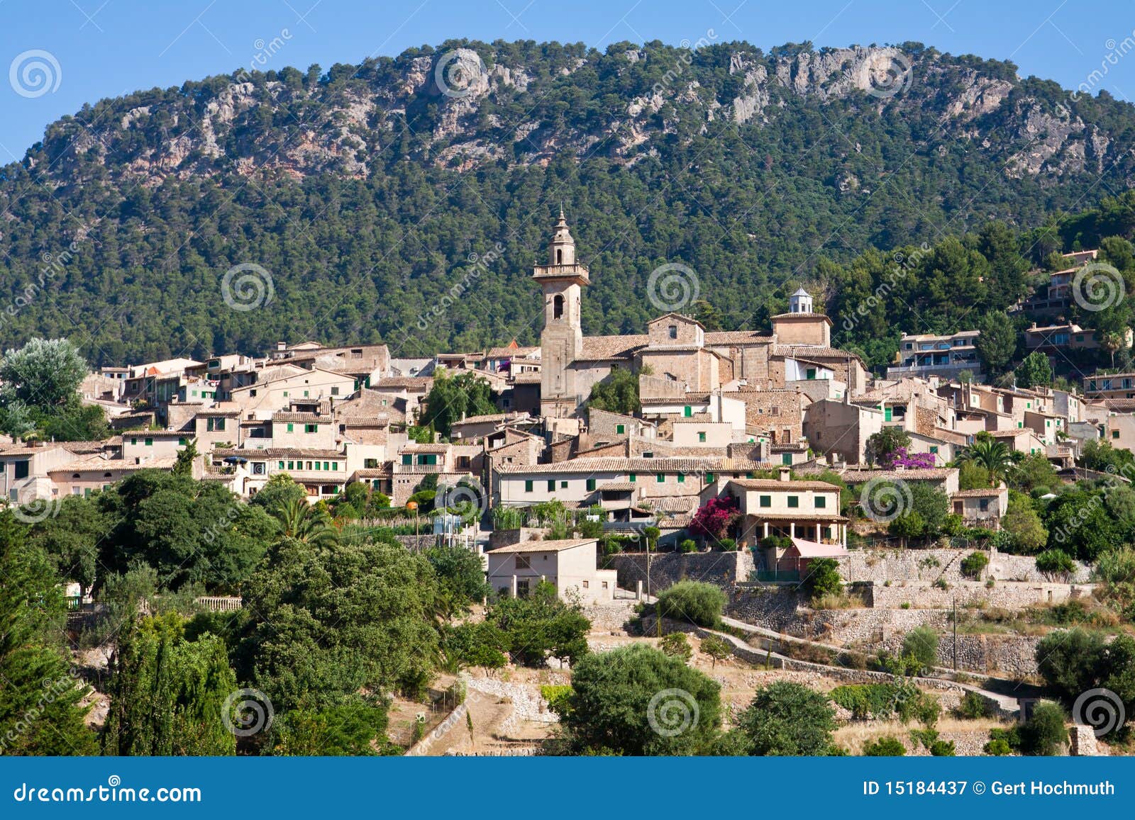 Valdemossa stock image. Image of view, green, friary - 15184437