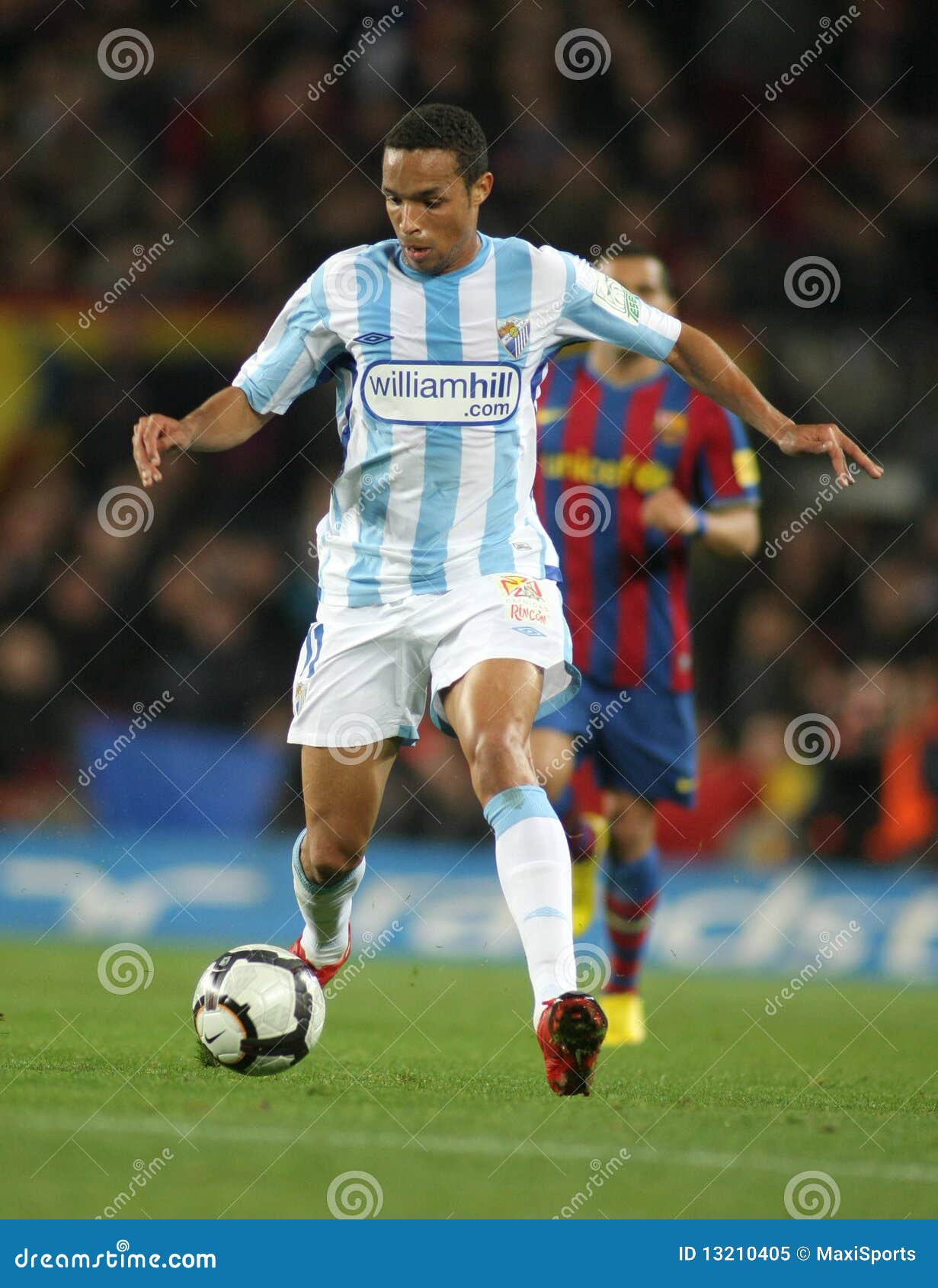 Valdo of Malaga CF editorial image. Image of player, division - 13210405