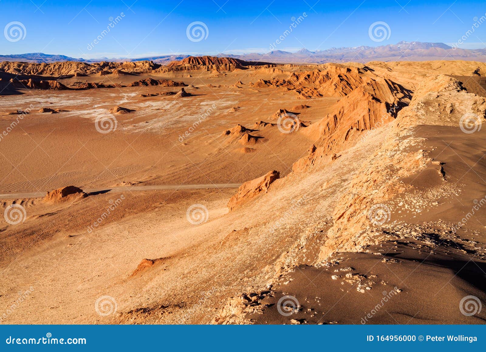 Vale Da Lua / Vale De La Luna No Deserto De Atacama, Chile Foto de ...