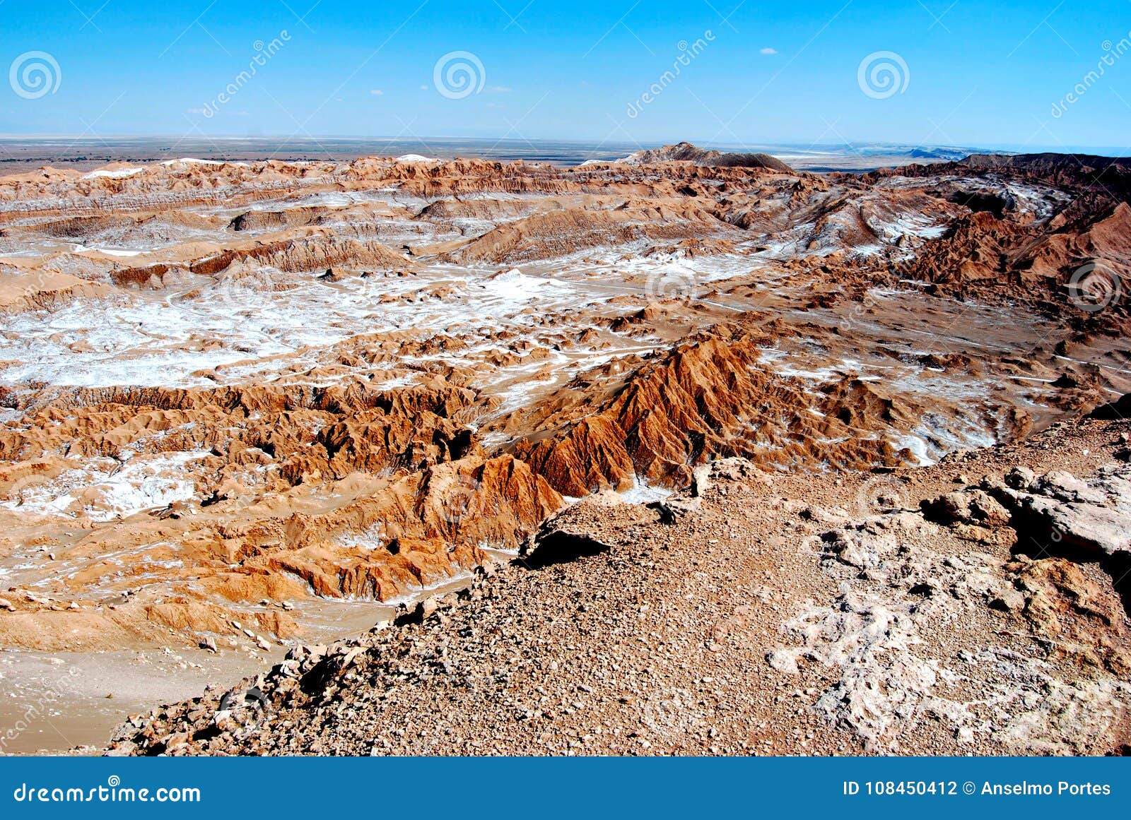 Vale Da Lua, Deserto De Atacama Foto de Stock - Imagem de bonito, foto ...