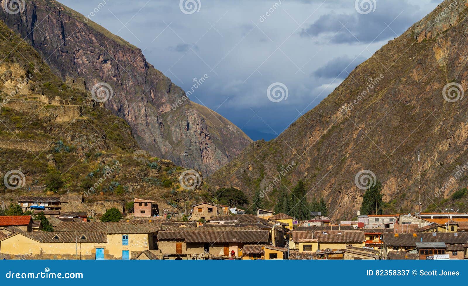 Vale Sagrado Do ` S Do Peru Imagem de Stock - Imagem de cidade, alpes ...