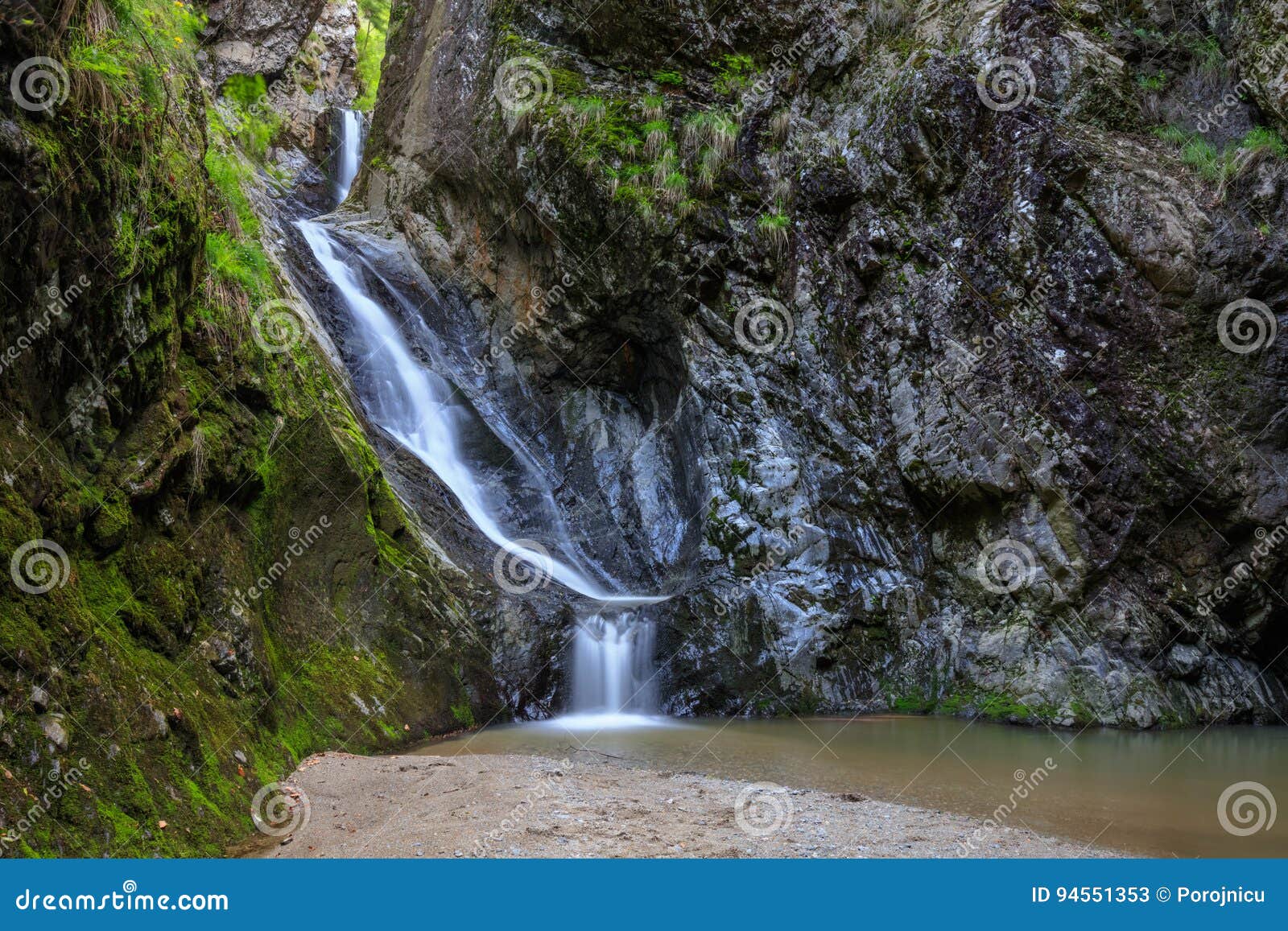 Valea Lui Stan Gorge in Romania Stock Image - Image of creek, canyon ...