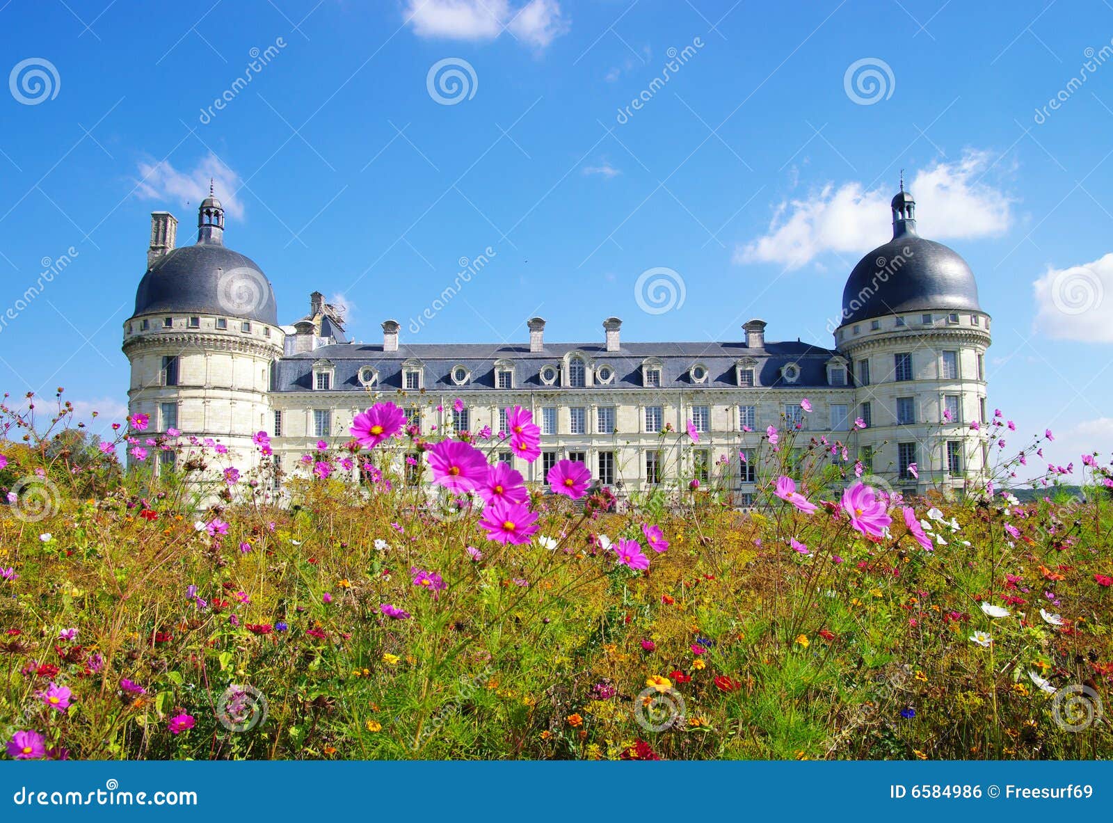 Valencay castle stock photo. Image of heritage, countryside - 6584986