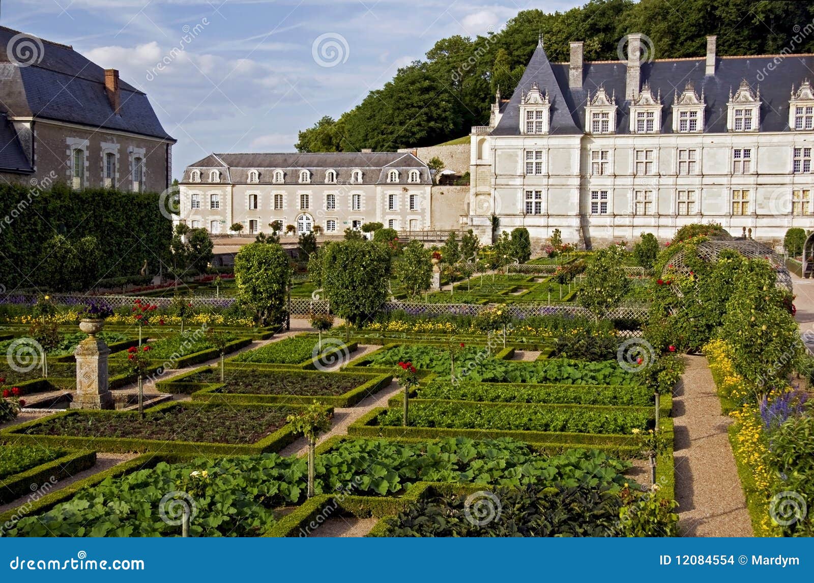 Valencay castle and park stock photo. Image of france - 12084554